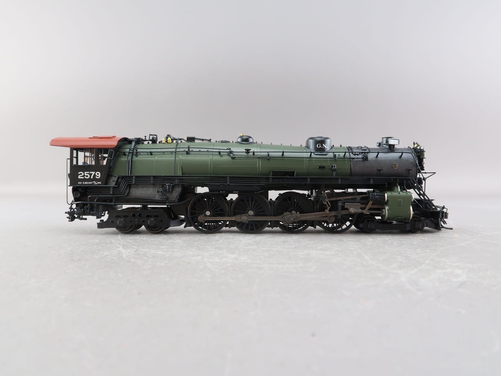 HO Brass Hybrid Model - BLI 2870 GN Great Northern S2 4-8-4 Open Cab ...