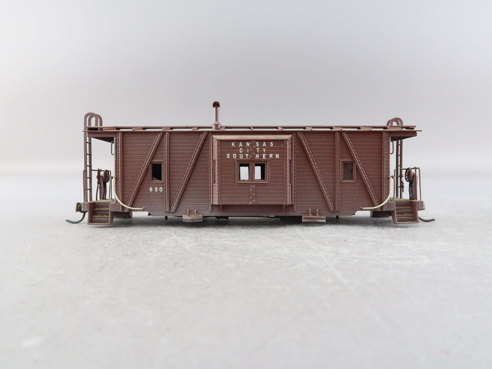 HO Brass Model - Hallmark KCS Kansas City Southern Bay Window Caboose ...