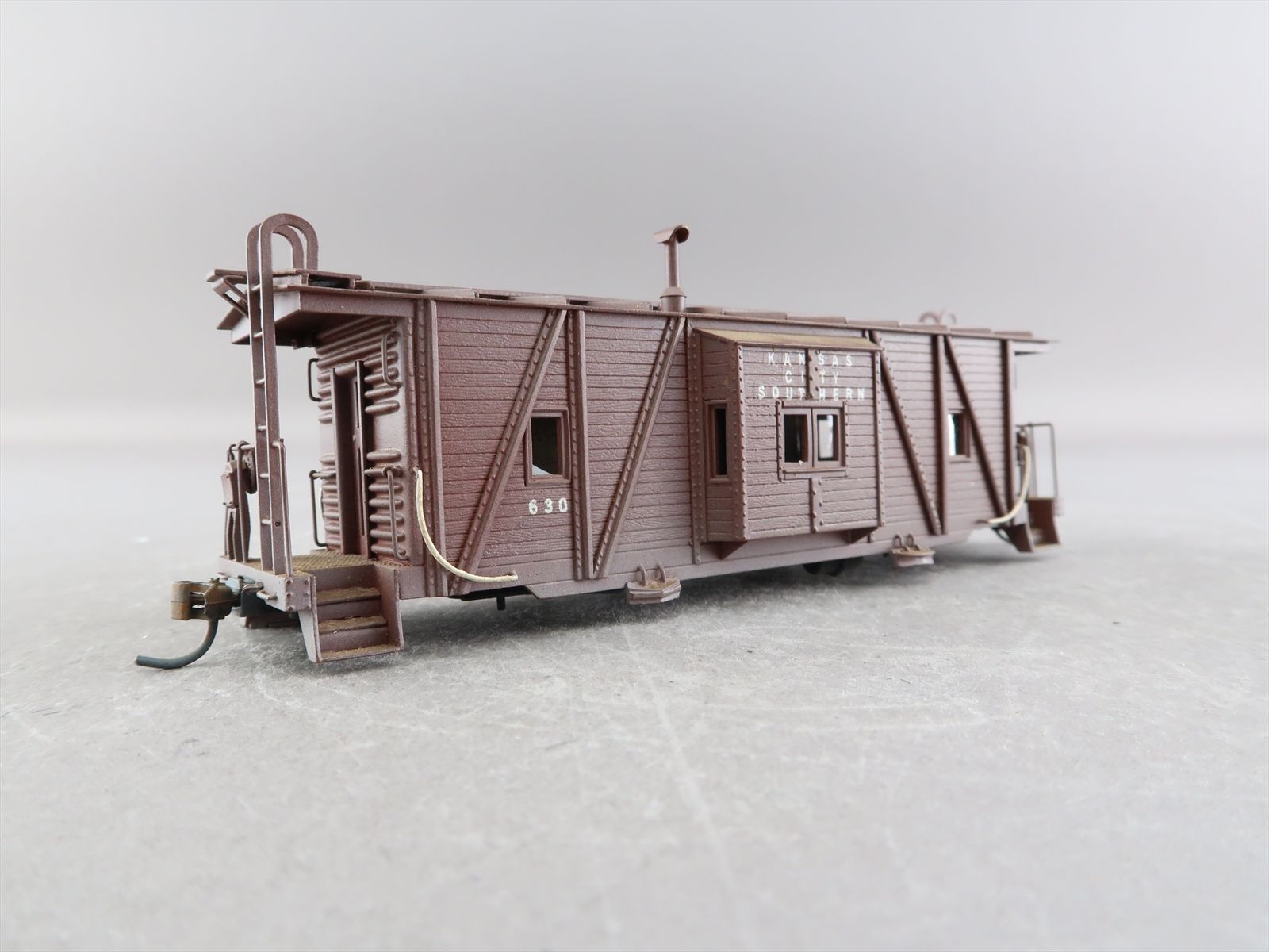 HO Brass Model - Hallmark KCS Kansas City Southern Bay Window Caboose ...