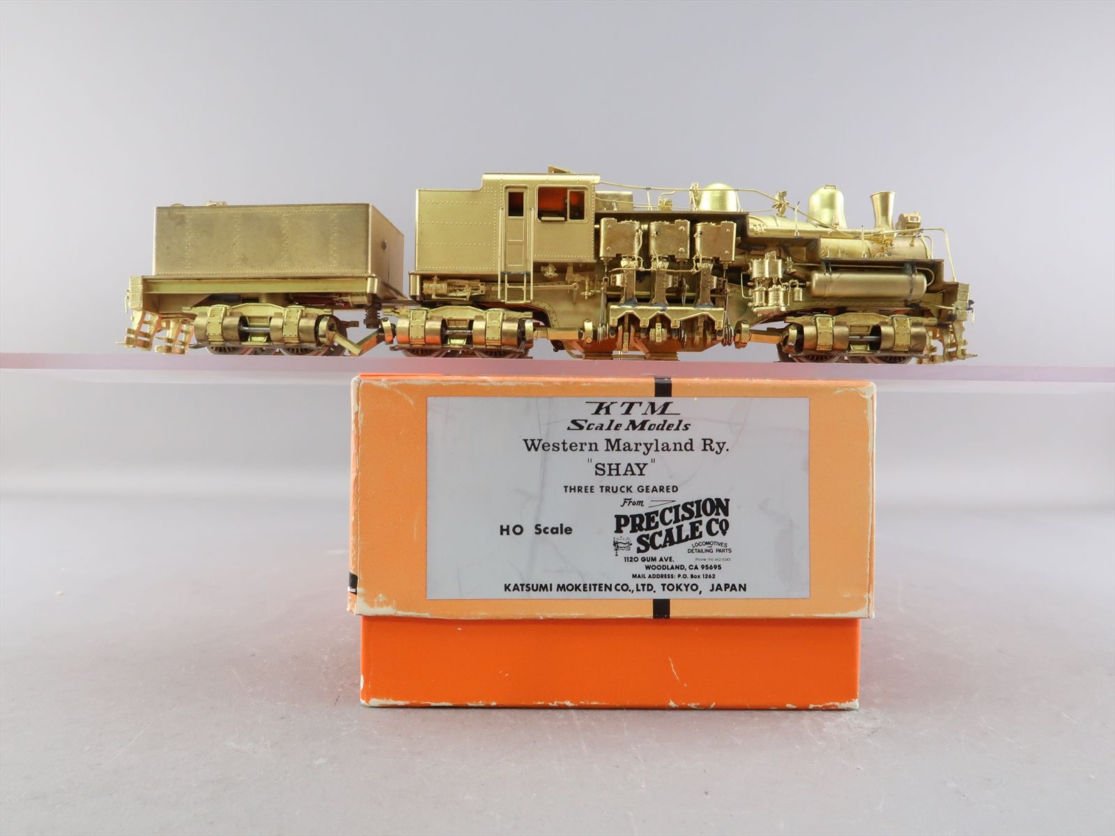 HO Brass Model Assembled Kit - PSC 15141 WM Western Maryland Three ...