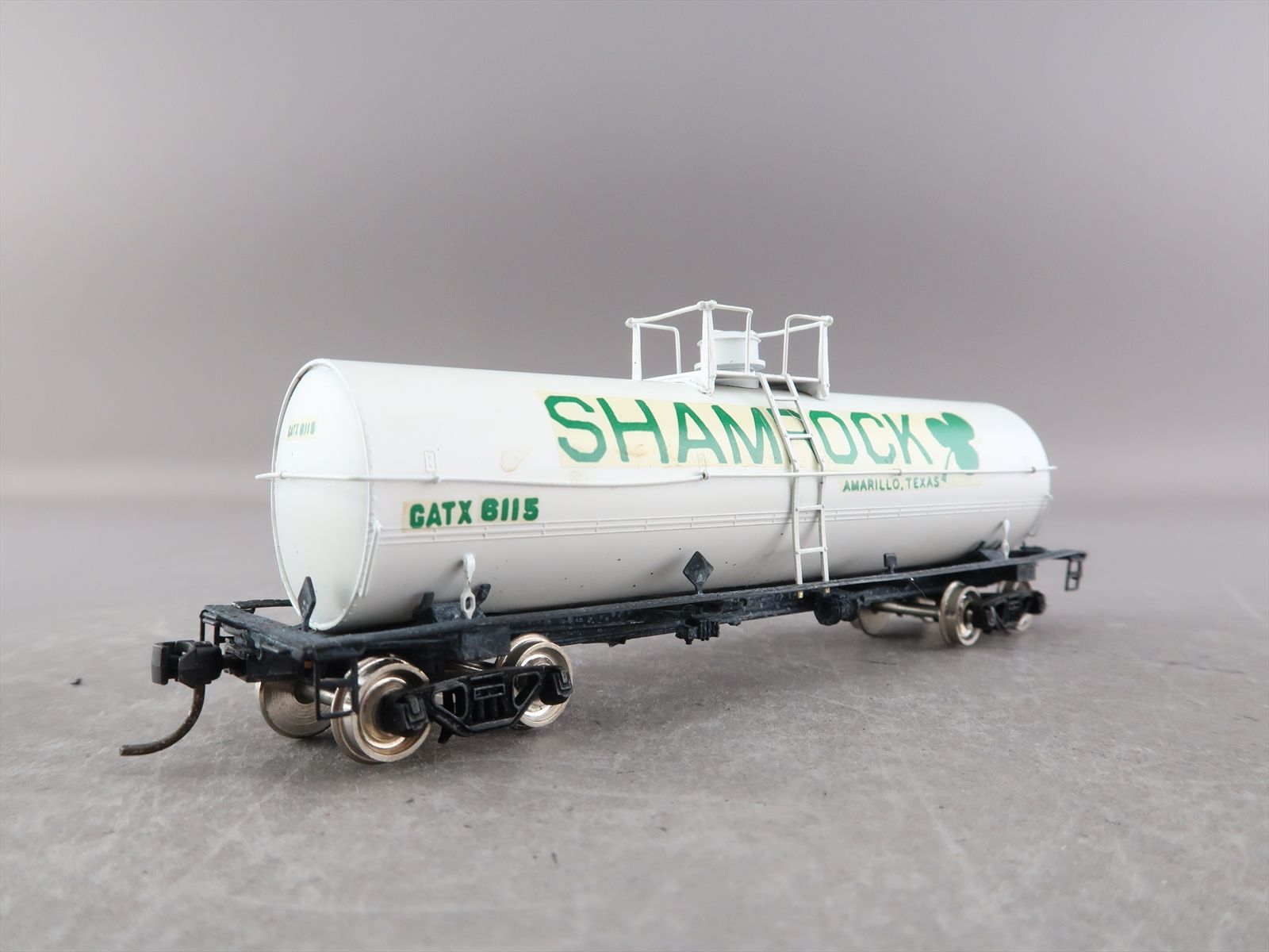 HO Brass Model - PSC 15652-4 12,000 Gallon Tank Car GATX Shamrock #6115 ...