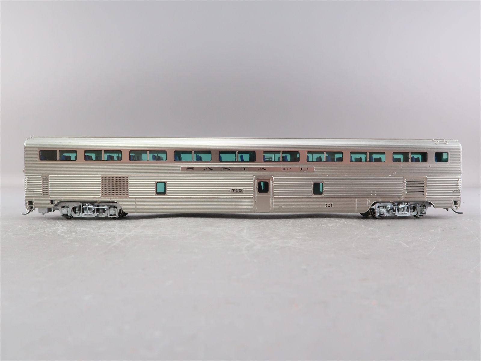 HO Brass Model - OMI 087040012.1 AT&SF Santa Fe High Level Coach #715 ...