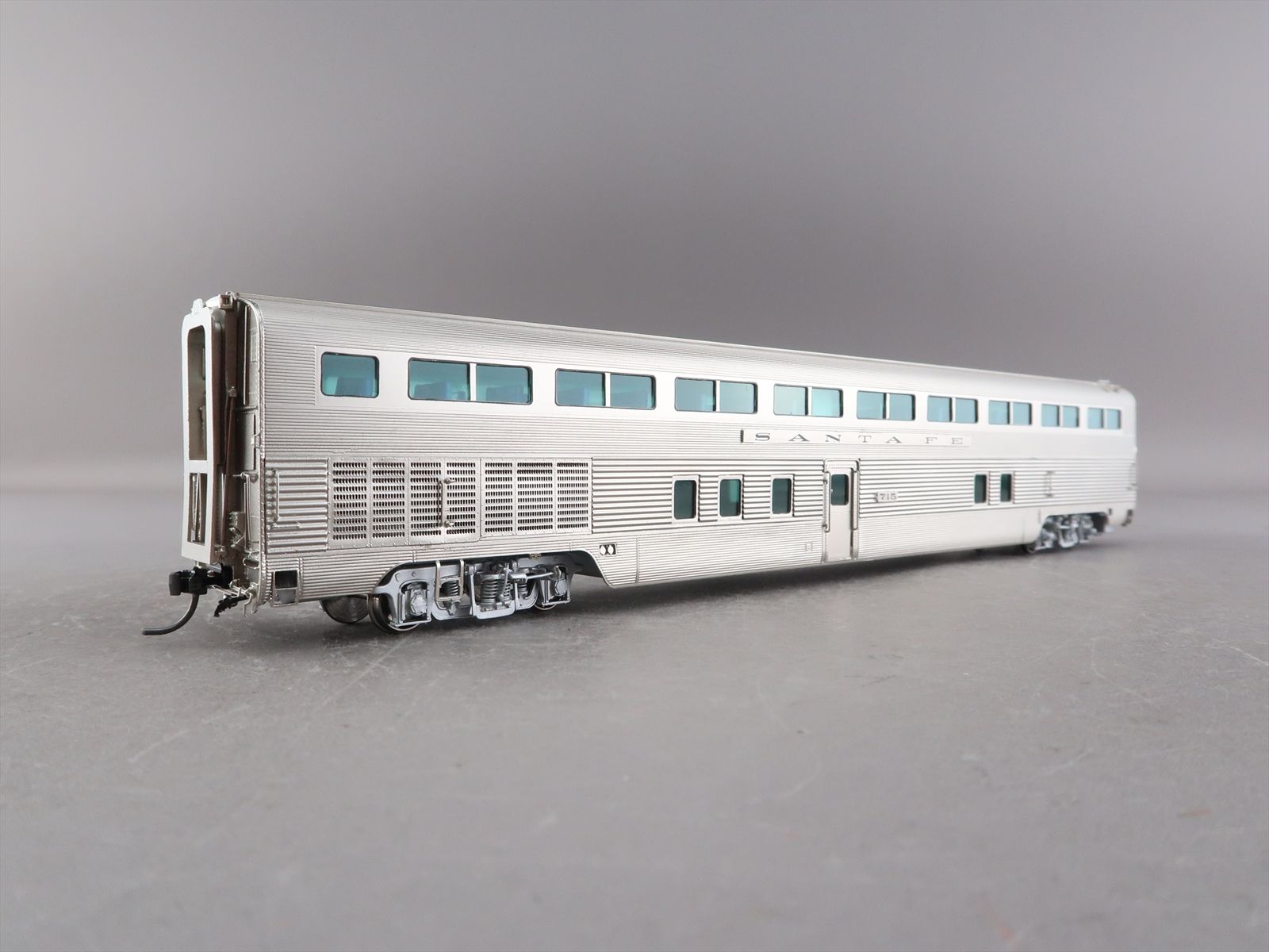 HO Brass Model - OMI 087040012.1 AT&SF Santa Fe High Level Coach #715 ...