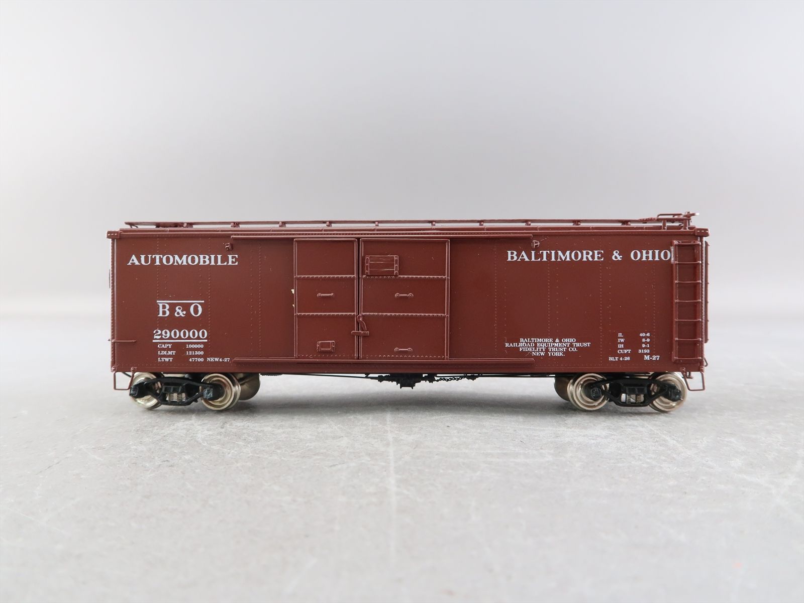 HO Brass Model - PSC 15750-1 B&O Baltimore & Ohio M-27 Box Car Boxcar ...