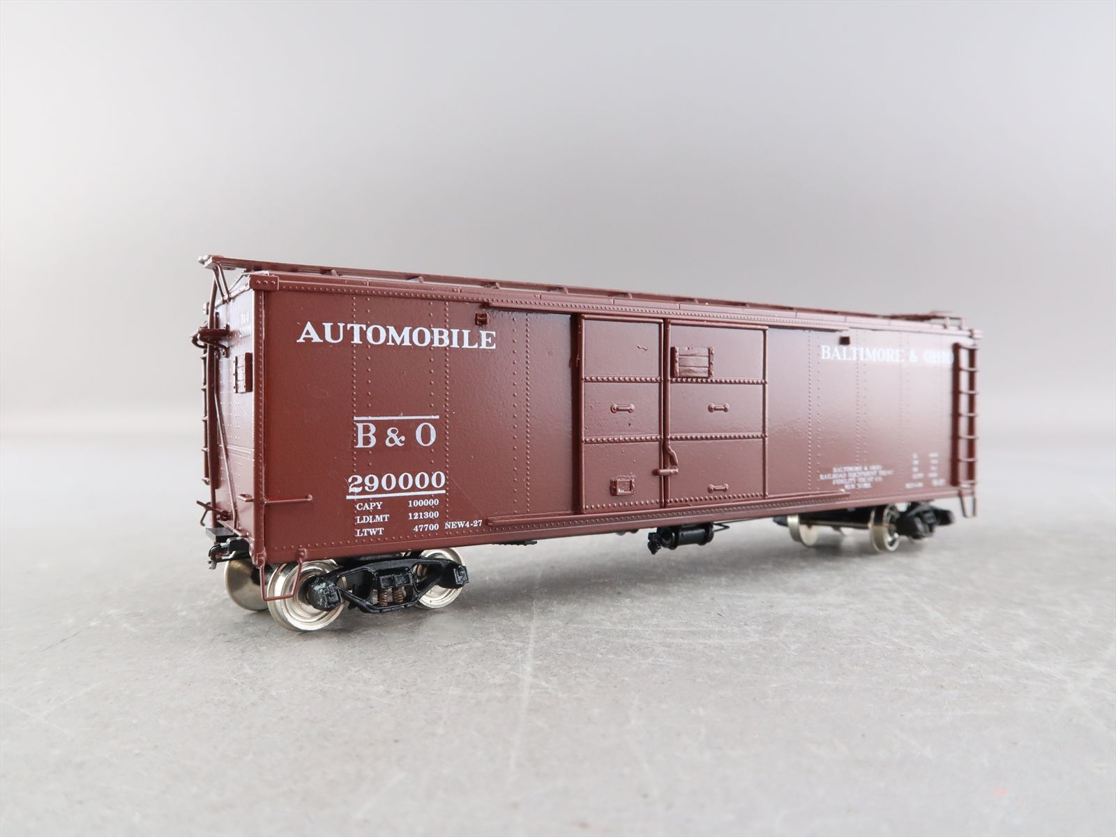 HO Brass Model - PSC 15750-1 B&O Baltimore & Ohio M-27 Box Car Boxcar ...