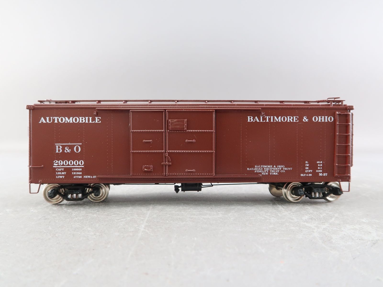 HO Brass Model - PSC 15750-1 B&O Baltimore & Ohio M-27 Box Car Boxcar ...