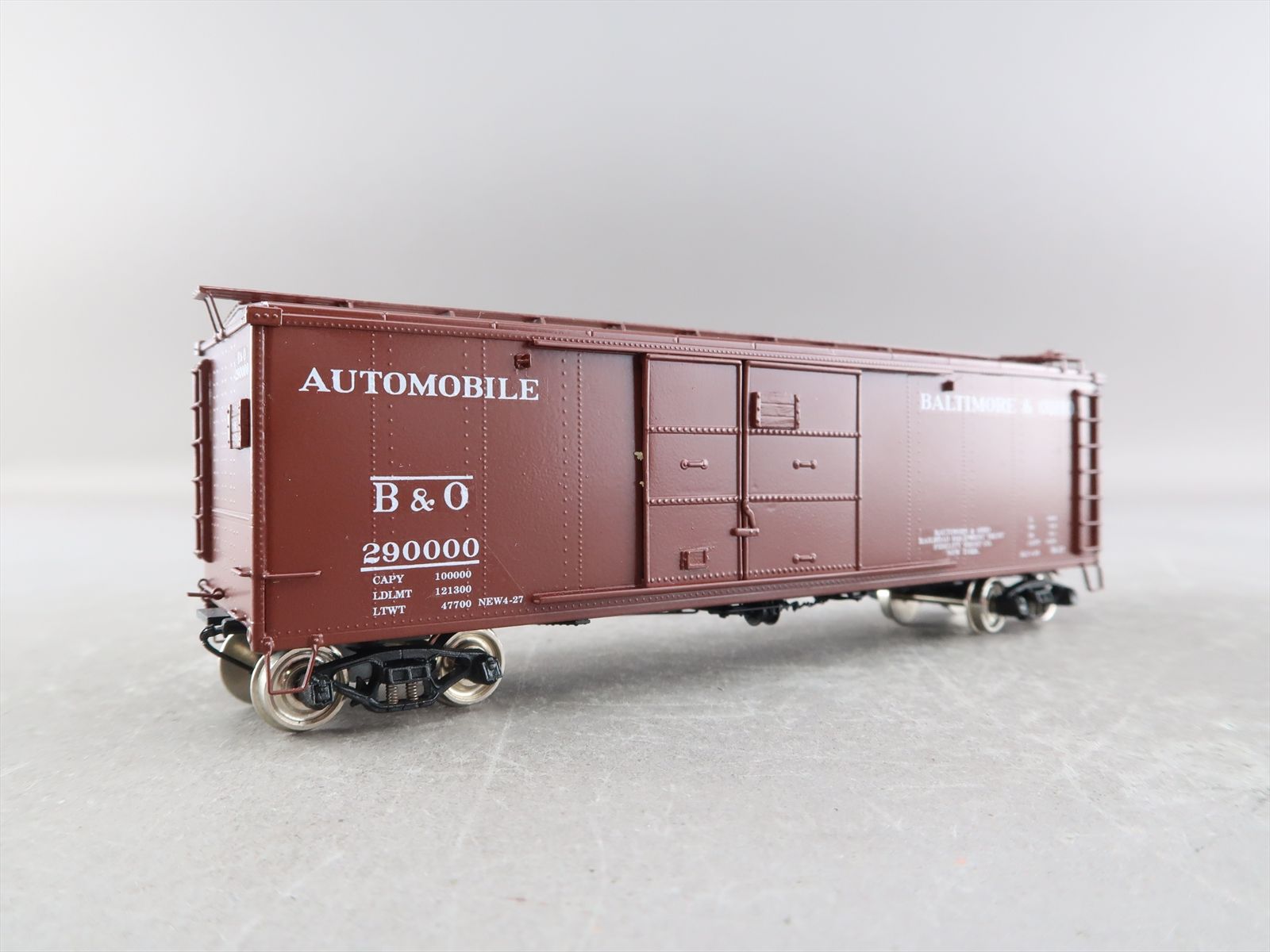 HO Brass Model - PSC 15750-1 B&O Baltimore & Ohio M-27 Box Car Boxcar ...