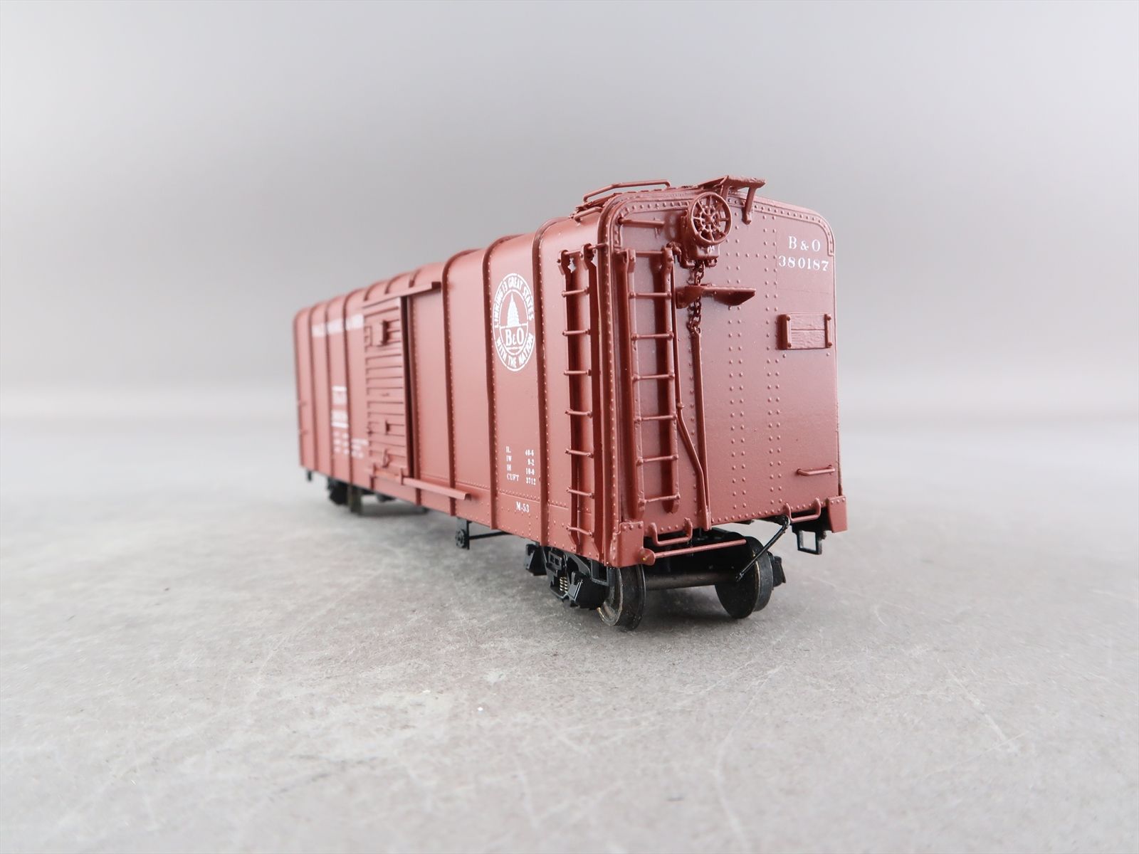 HO Brass Model - PSC 15740-1 B&O Baltimore & Ohio M-53 Boxcar Box Car ...