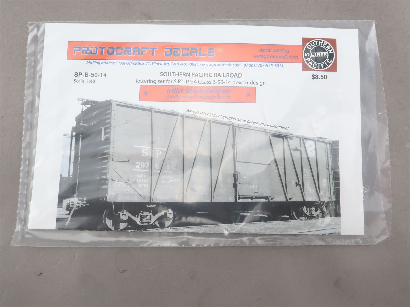 O Brass Model - PL 700 PL-700 SP Southern Pacific B-50-14 Boxcar Single Sheathed Braced Ends ...