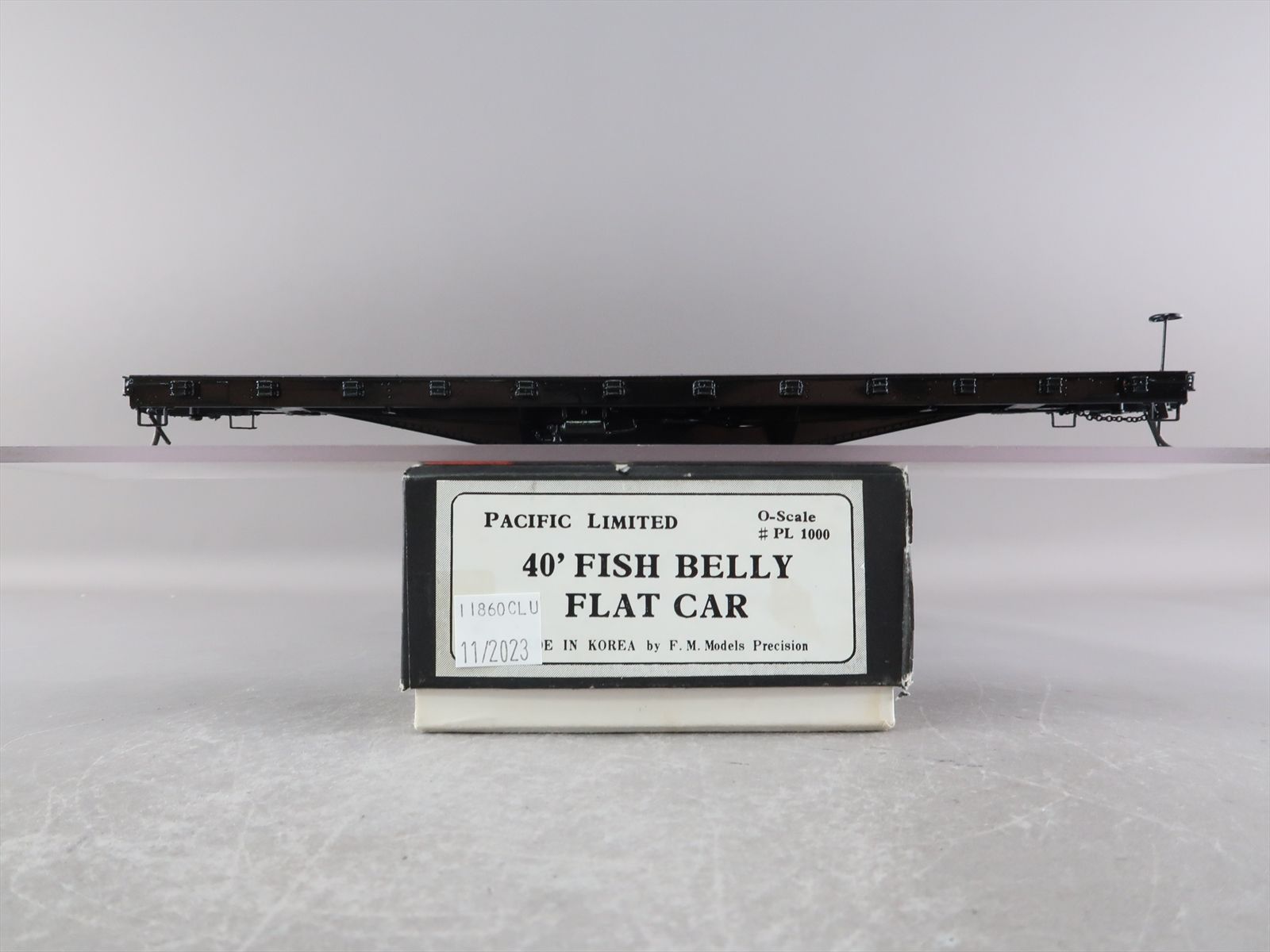 O Brass Model - PL Pacific Limited PL-1000 40' Fish Belly Flat Car ...