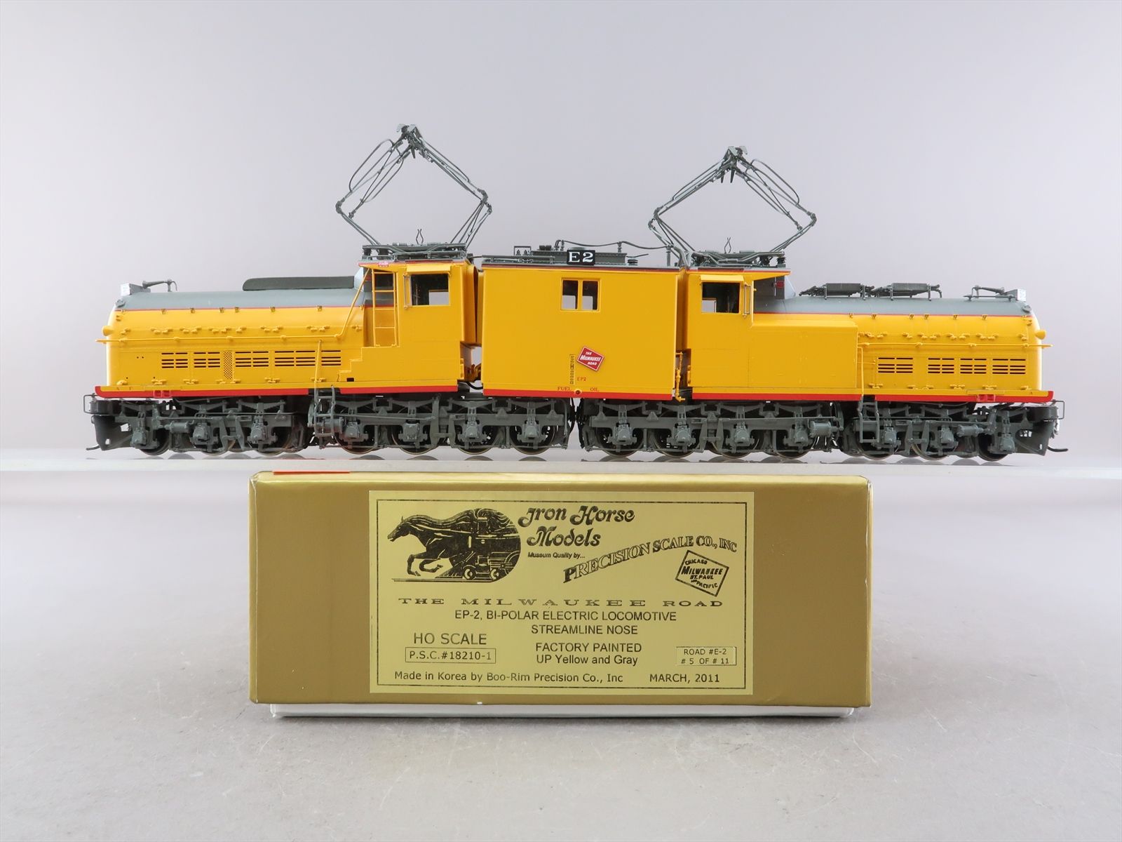 HO Brass Model - PSC 18210-1 Milwaukee EP-2 Bipolar Streamlined #E-2 UP ...