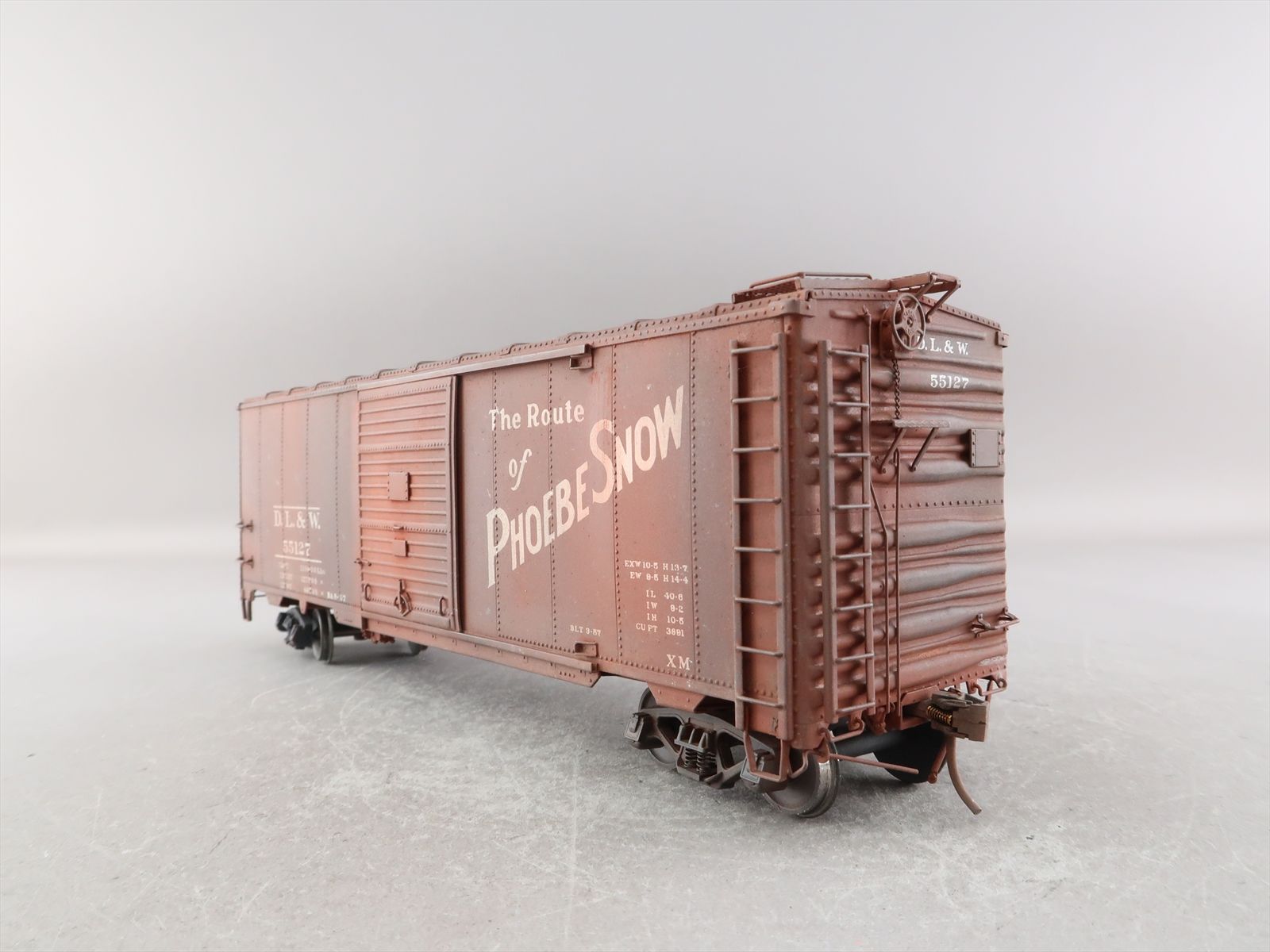 O Brass Model - PSC 15283 DL&W 40' AAR Boxcar Dreadnaught Ends 8 ...