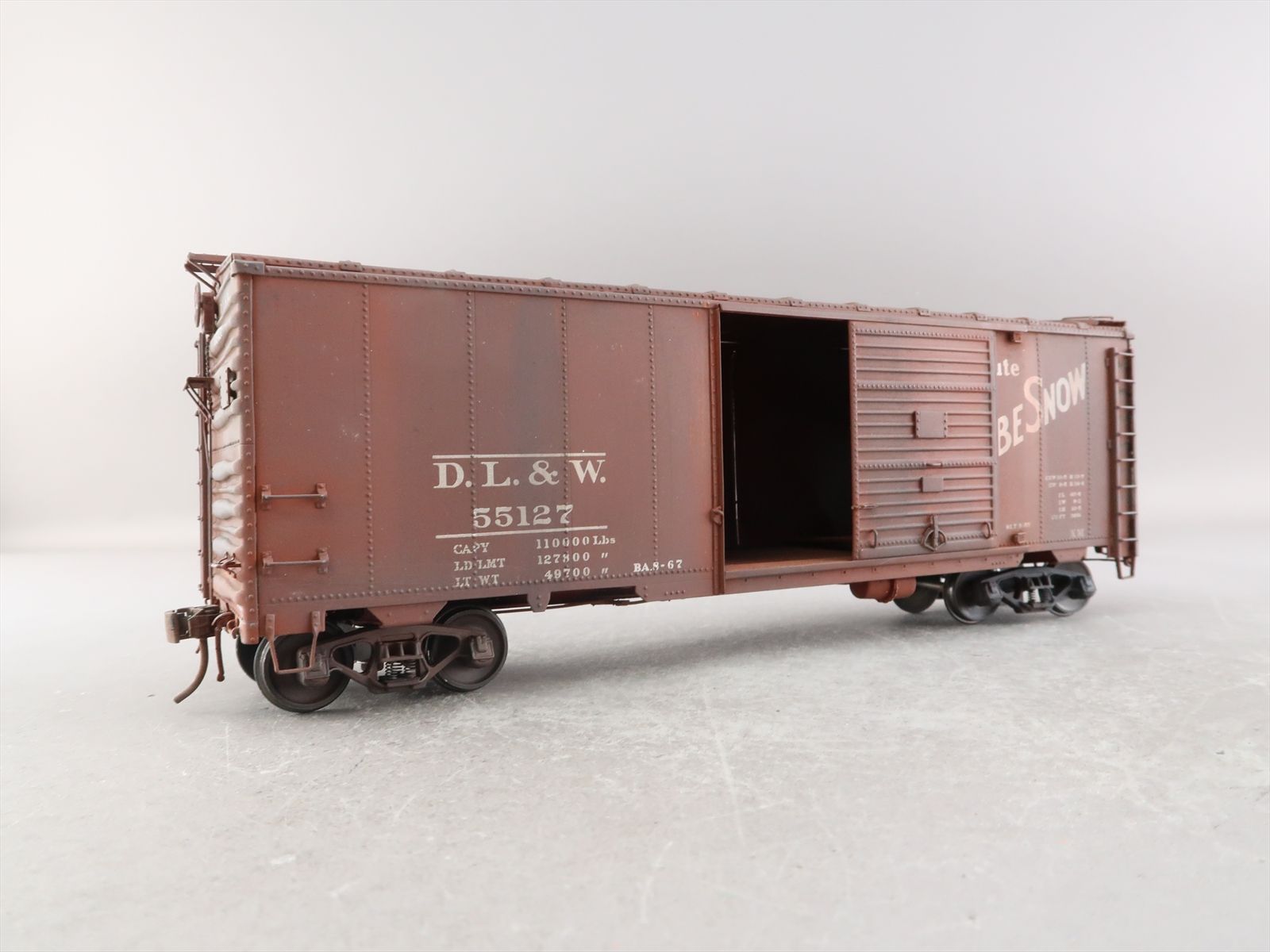 O Brass Model - PSC 15283 DL&W 40' AAR Boxcar Dreadnaught Ends 8 ...