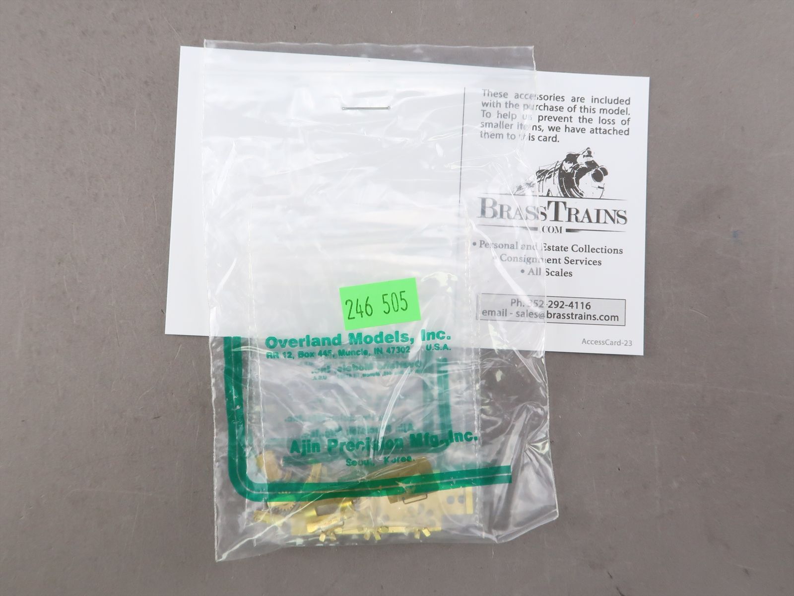 HO Brass Model - OMI 1960 CB&Q U30C Early - Unpainted - 1987 Run - Ajin