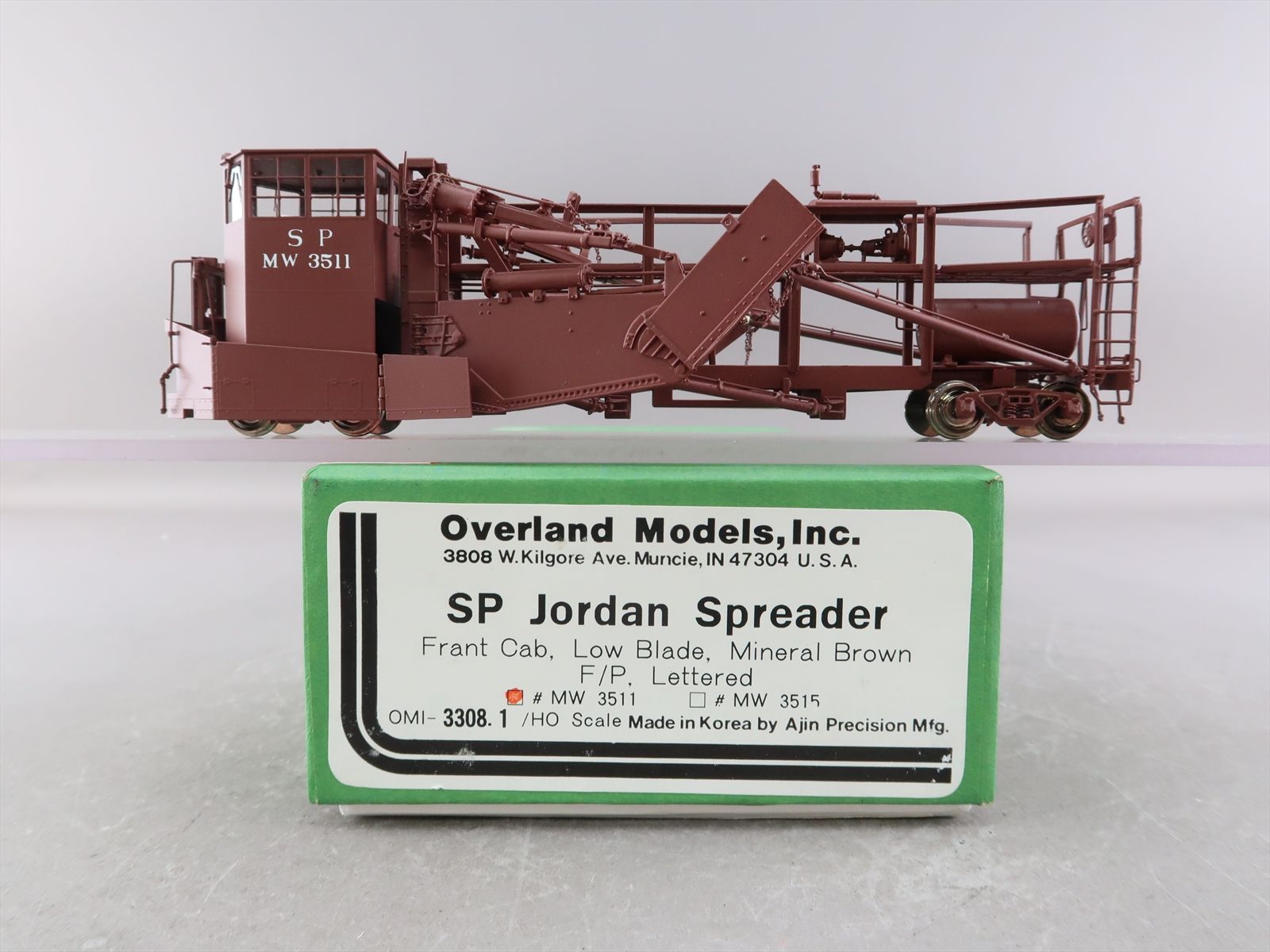 HO Brass Model - OMI 3308.1 SP Southern Pacific Jordan Spreader Low ...