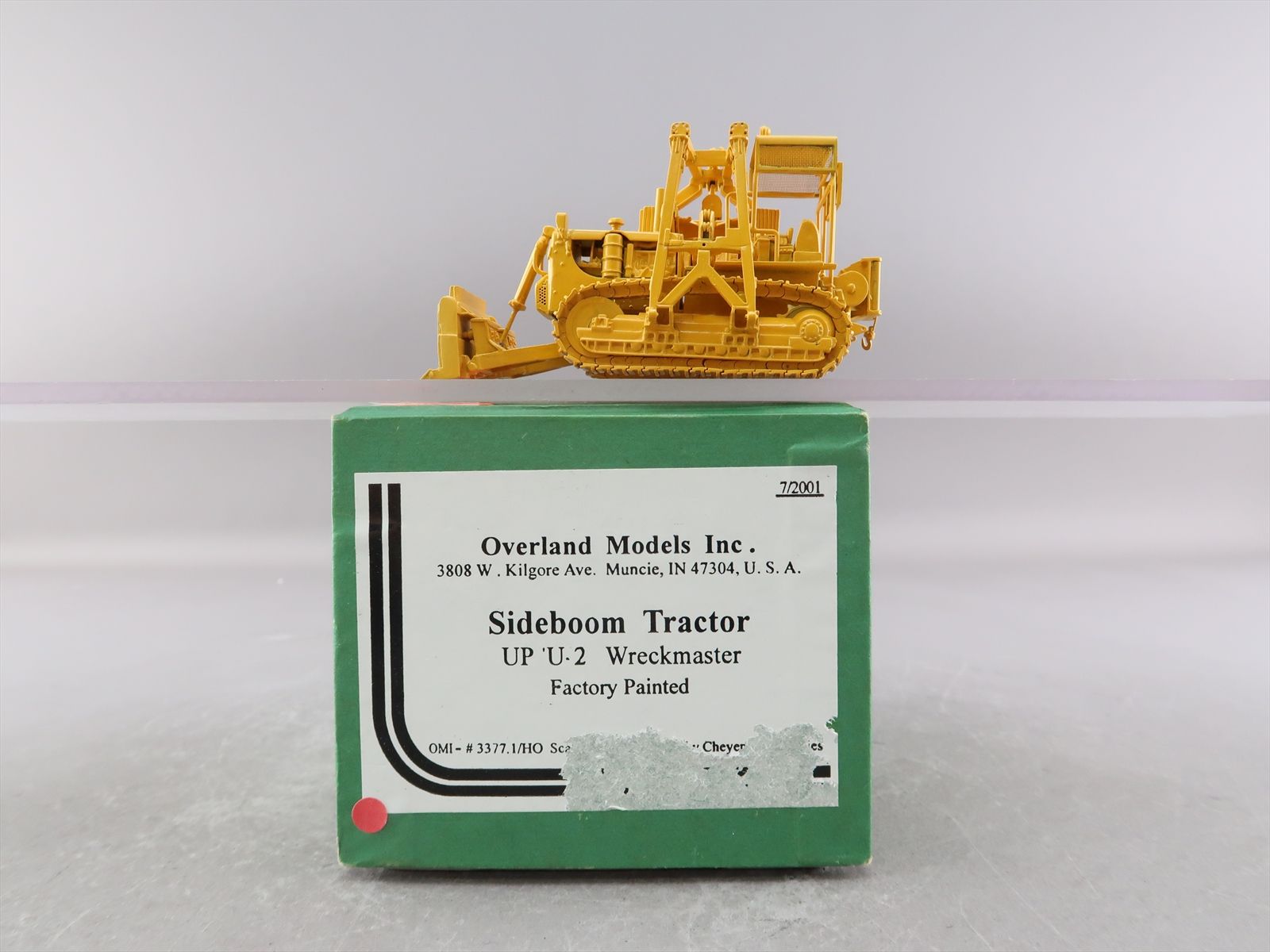 HO Brass Model - OMI 3377.1 Bulldozer w/ Side Boom - F/P Yellow - 2001 ...
