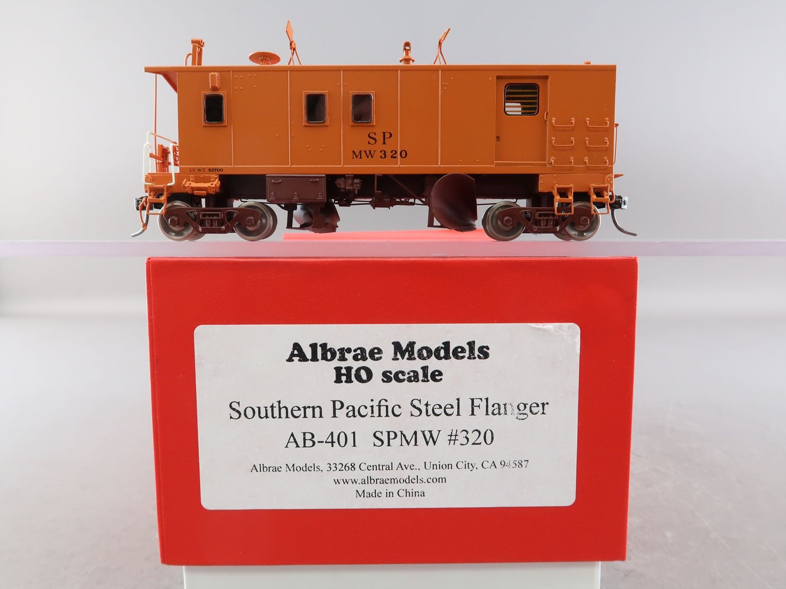 HO Brass Model - Albrae AB-401 SP Southern Pacific Steel Flanger SPMW ...