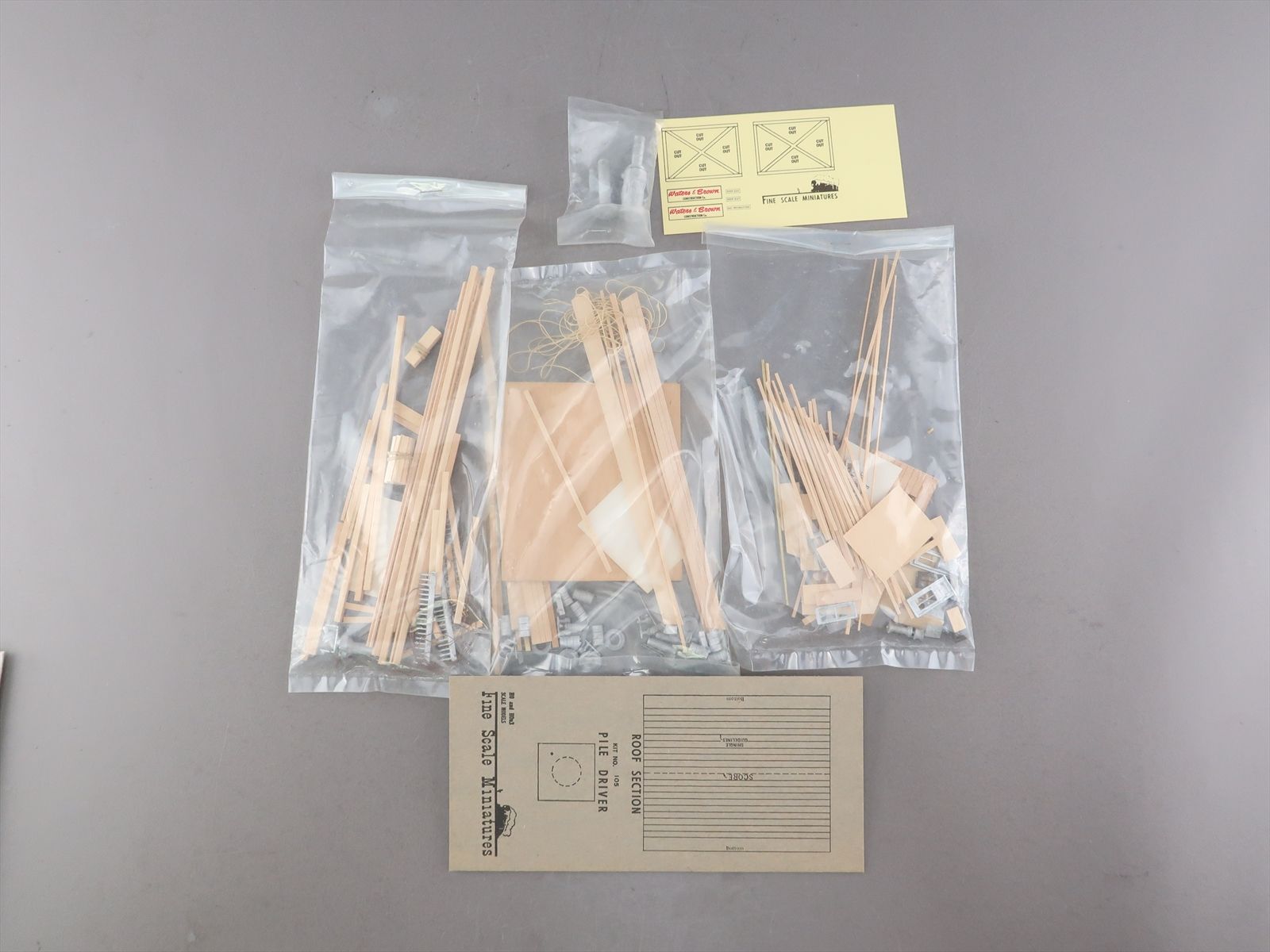 HO Craftsman Kit - FSM Fine Scale Miniatures Craftsman Kit #105 - Pile ...