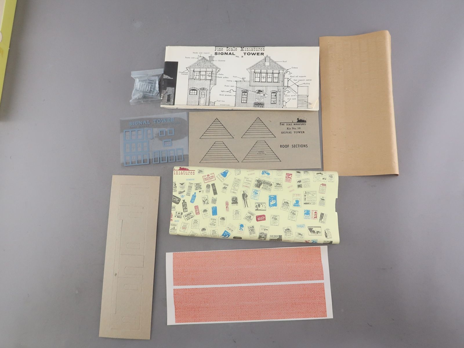 HO Craftsman Kit - FSM Fine Scale Miniatures Kit #30 Signal Tower ...