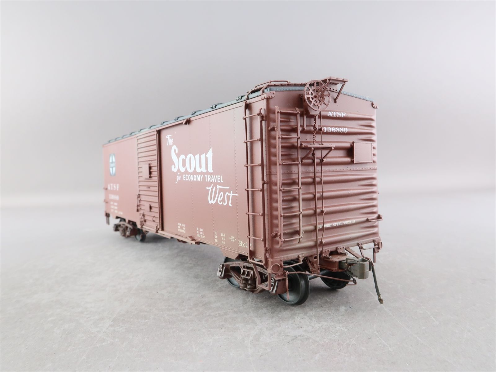 O Brass Model - PC Protocraft PC-3507-O AT&SF Santa Fe BX-27 1937 AAR ...