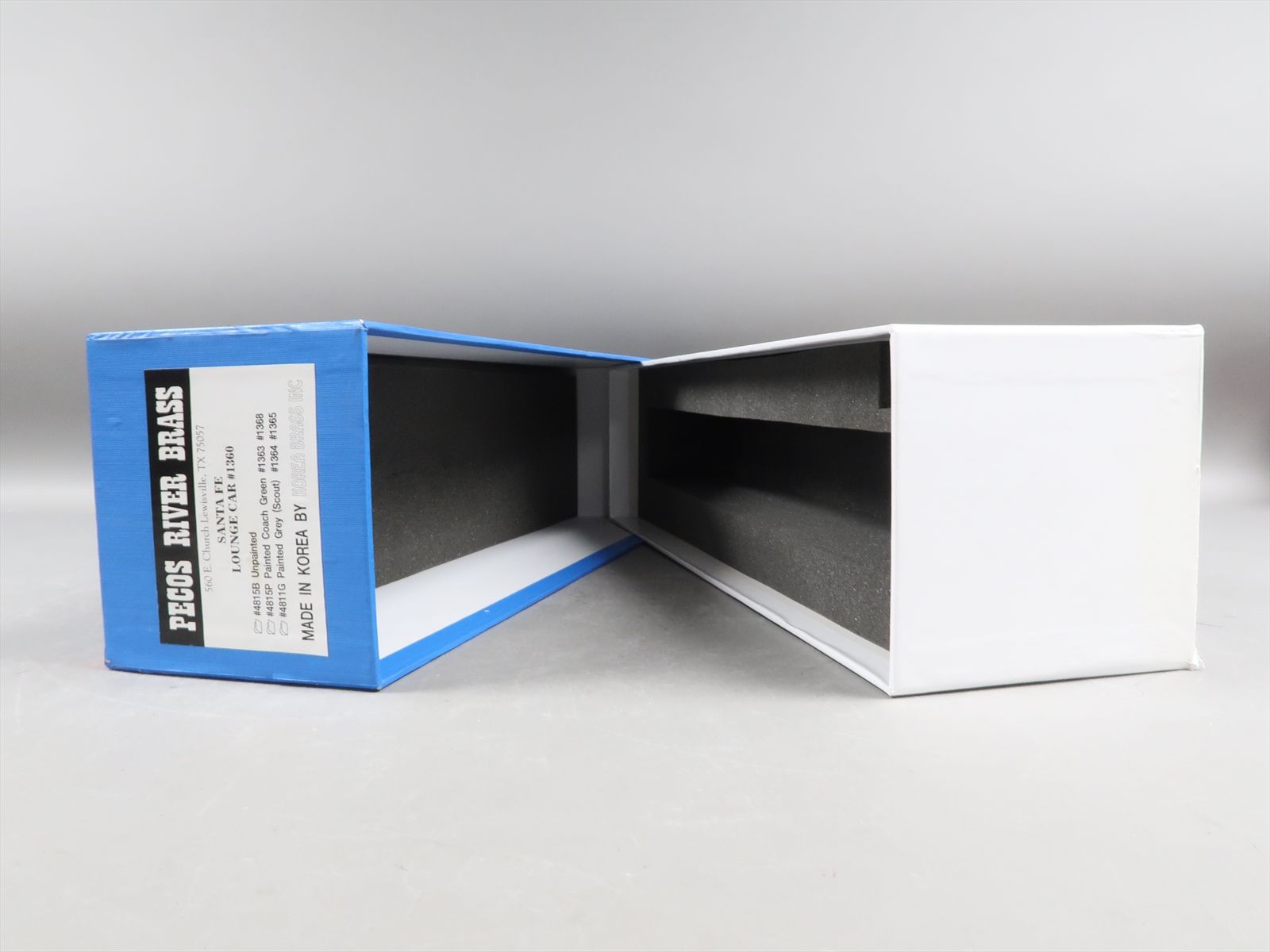 O Brass Model - PRB Pecos River 4815B AT&SF Santa Fe Lounge Car #1363 ...