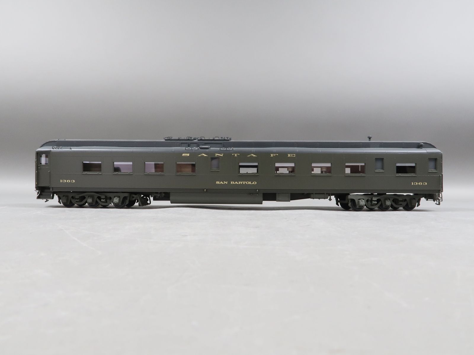 O Brass Model - PRB Pecos River 4815B AT&SF Santa Fe Lounge Car #1363 ...