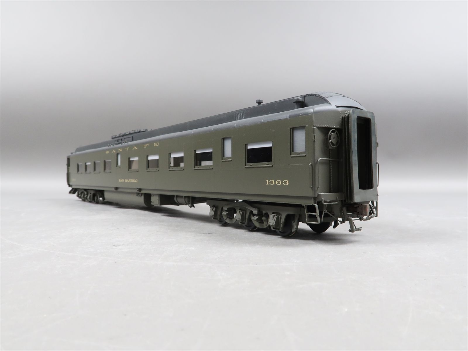 O Brass Model - PRB Pecos River 4815B AT&SF Santa Fe Lounge Car #1363 ...