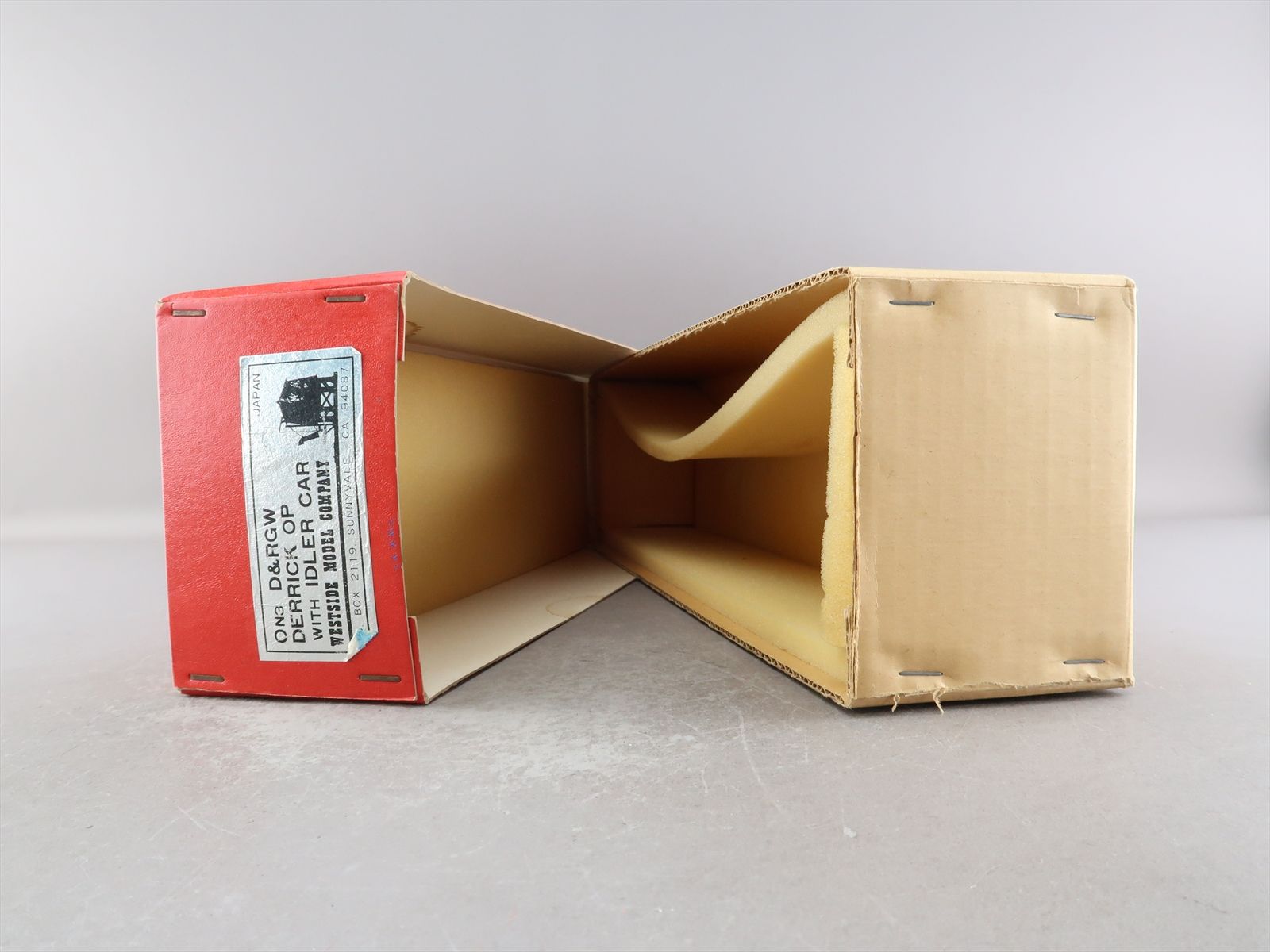 On3 Brass Model - WMC D&RGW Rio Grande Derrick OP w/ Idler Car ...