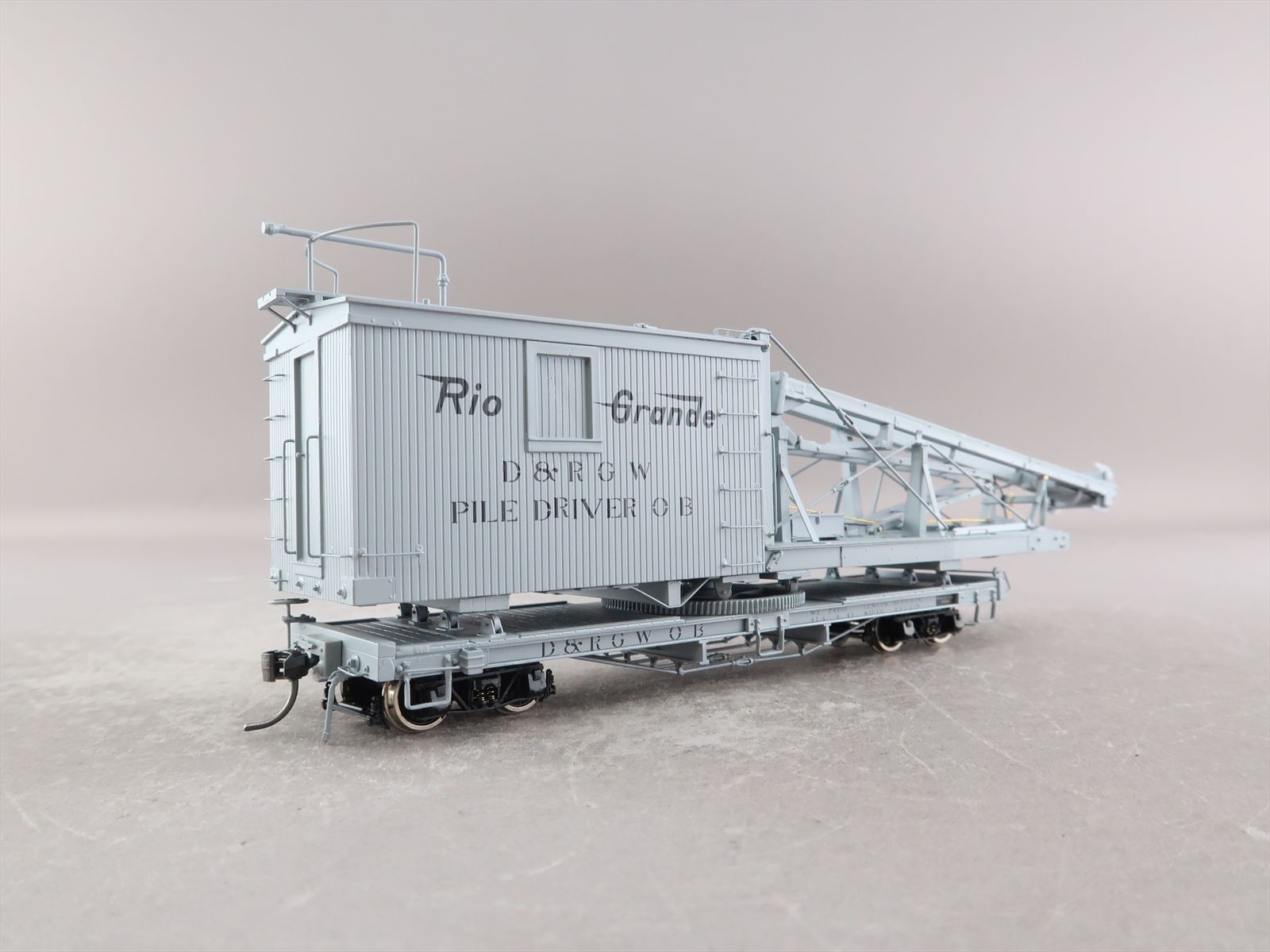 Sn3 Brass Model - PBL Milestone D&RGW Rio Grande Pile Driver OB - F/P ...
