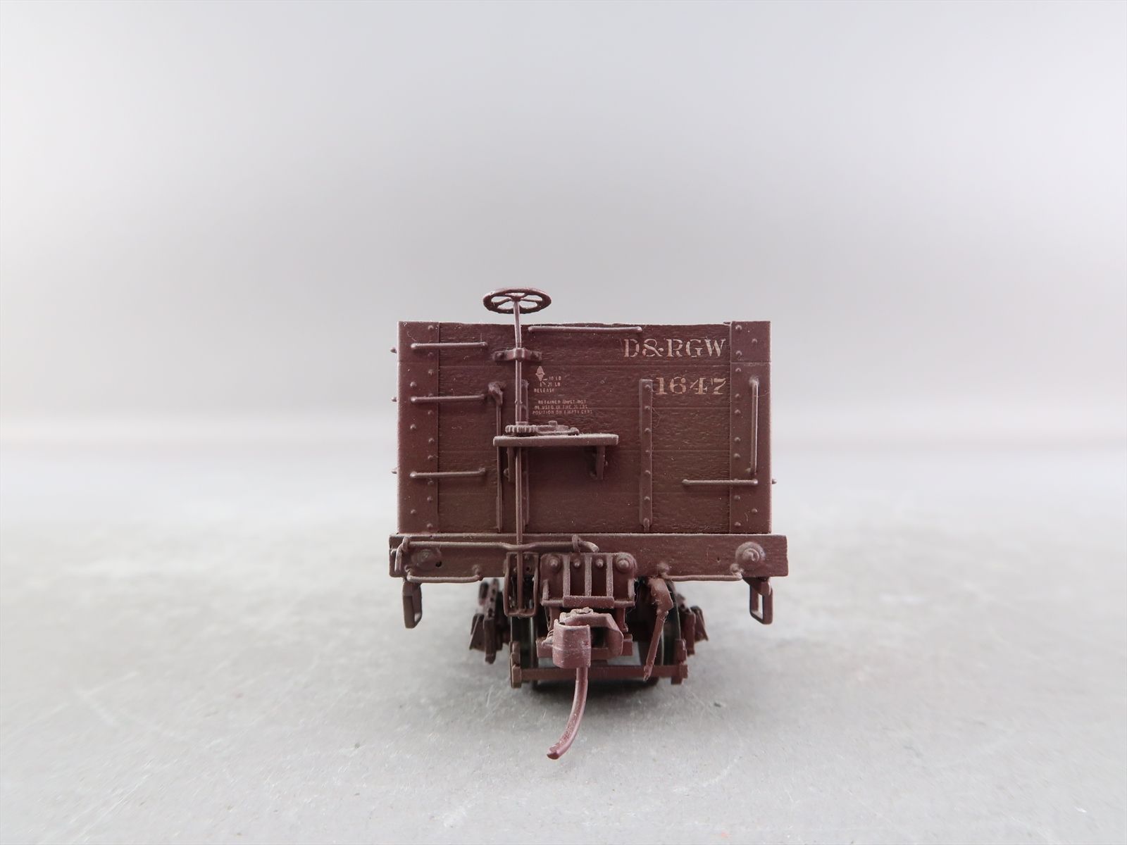 Sn3 Brass Model - Pecos River D&RGW Rio Grande High Side Gondola #1647 ...