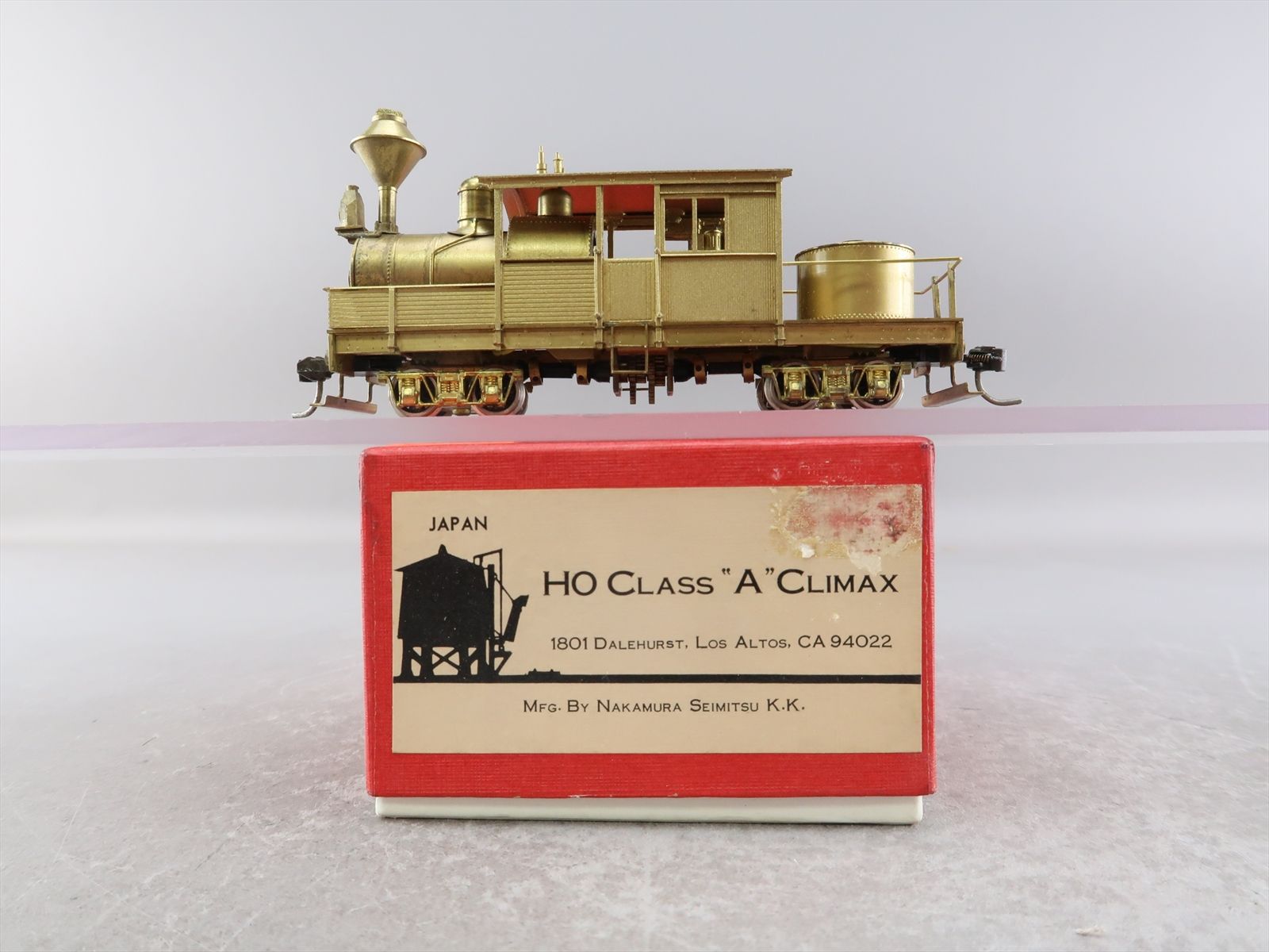 HO Brass Model - WMC Class A Climax Vertical Boiler Wooden Frame ...