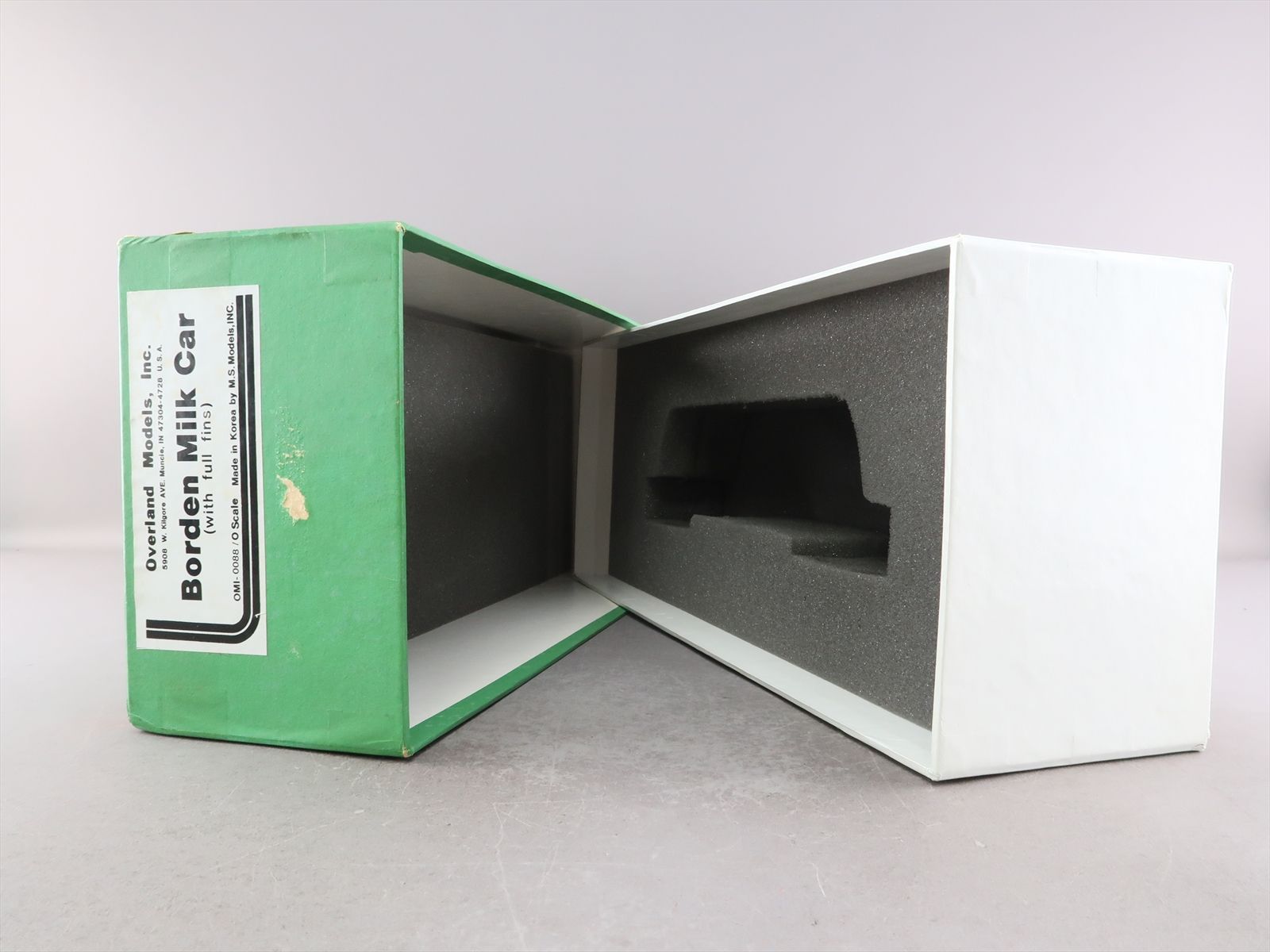 O Brass Model - OMI 0088 BFIX Borden's Milk Tank Car Full Fins #539 ...