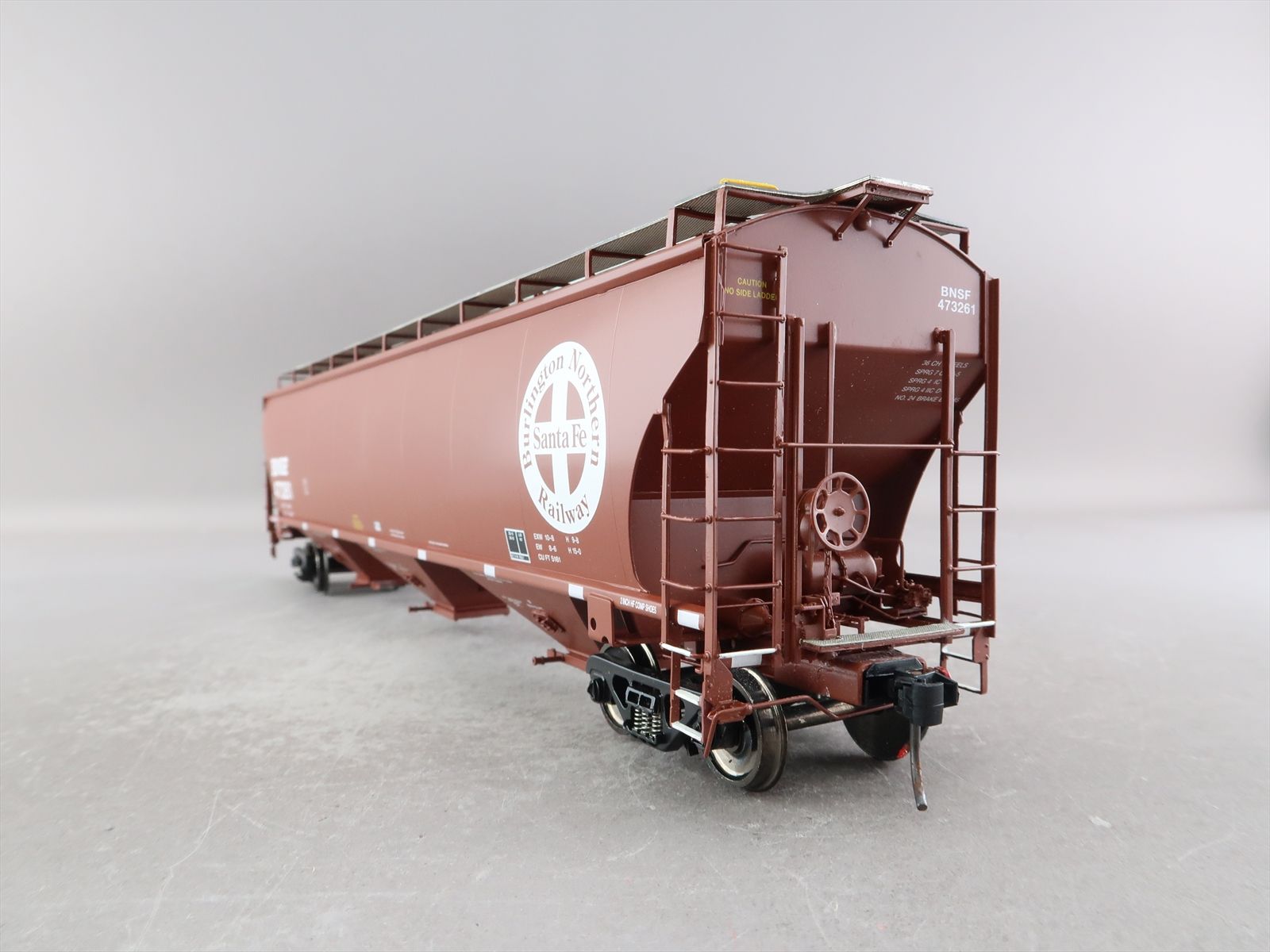O Brass Model - PRB Pecos River 4662A BNSF Burlington Northern Santa Fe Covered Hopper #473261 ...