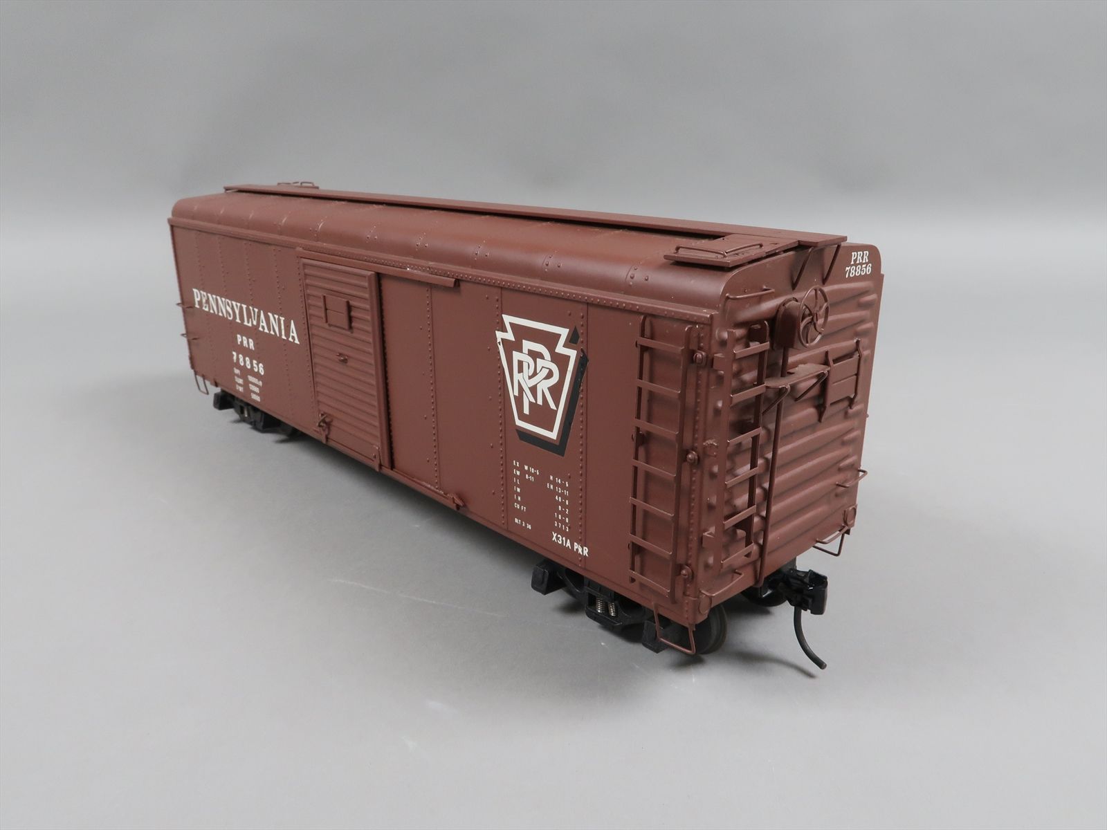 G 1:32 Brass Model - J&M PRR Pennsylvania 40' Boxcar Box Car #78856 - F ...