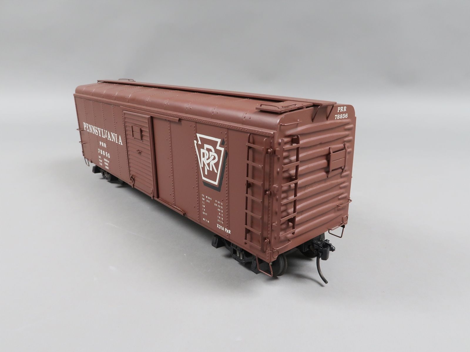 G 1:32 Brass Model - J&M PRR Pennsylvania 40' Boxcar Box Car #78856 - F ...
