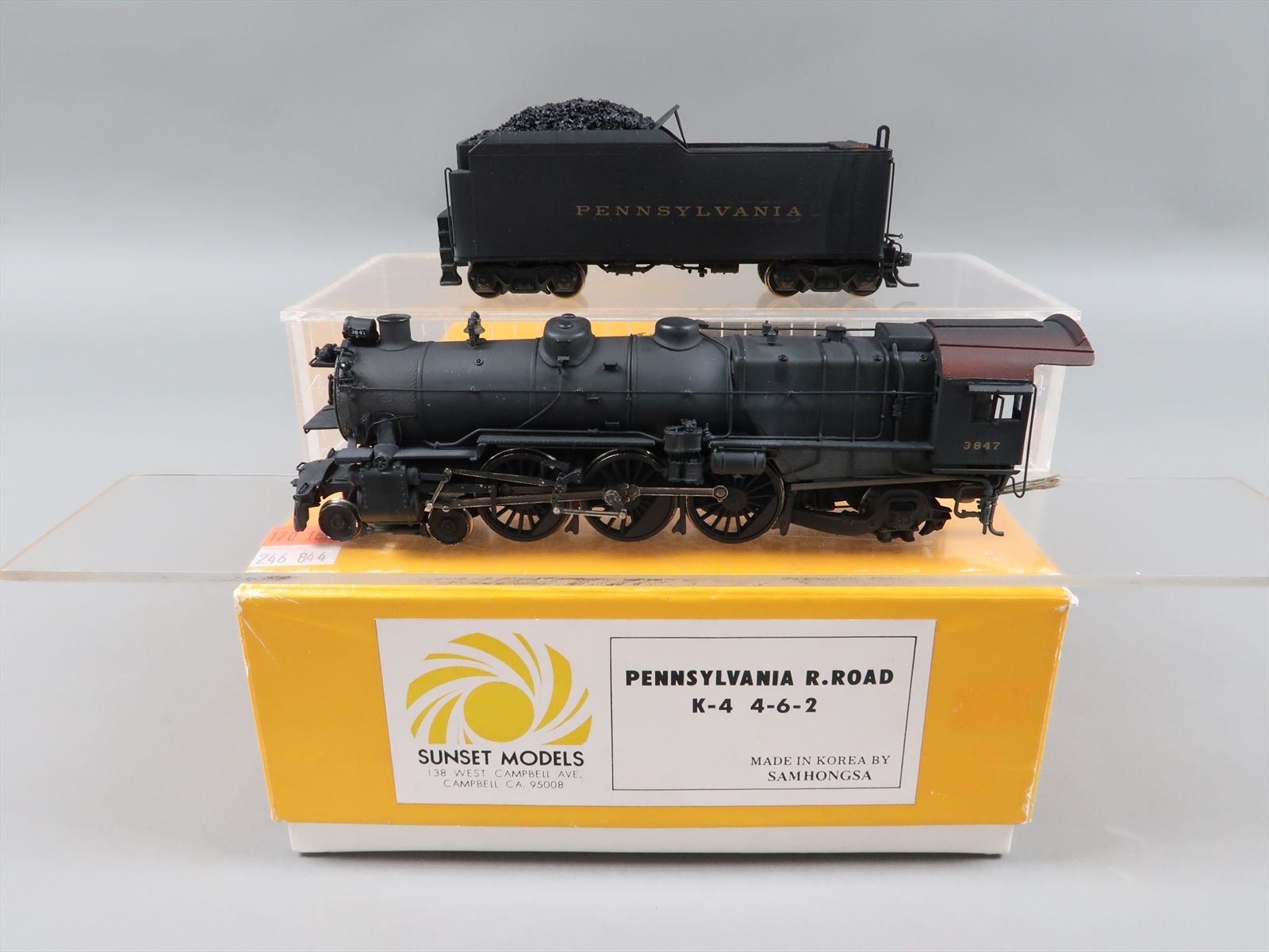 HO Brass Model - Sunset PRR Pennsylvania K-4 4-6-2 #3847 - Custom ...