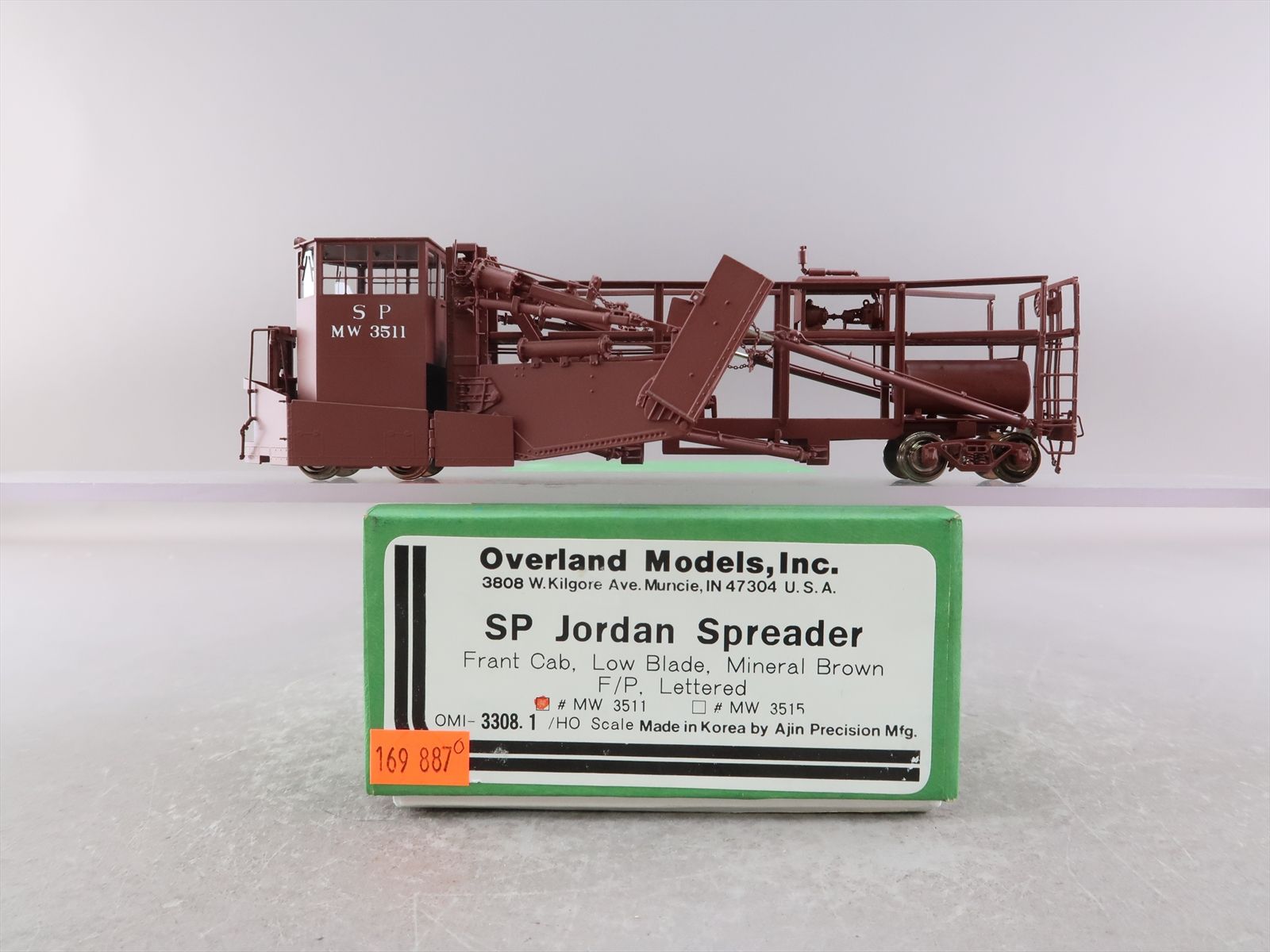 HO Brass Model - OMI 3308.1 SP Southern Pacific Jordan Spreader Low ...