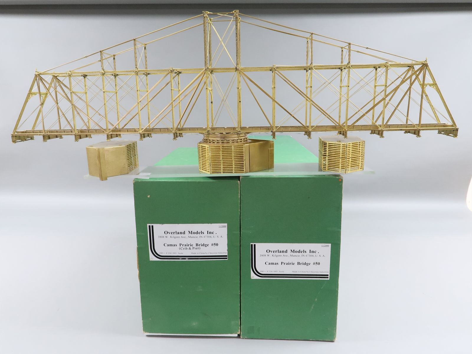 HO Brass Model Structure - OMI 3381 2 Boxes - Camas Praire Bridge #50 ...