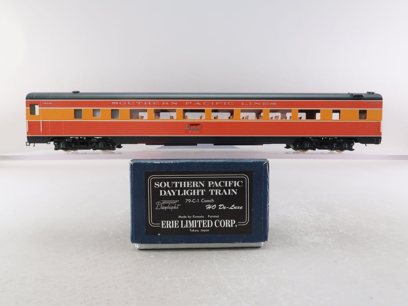 HO Brass Model - ERIE SP Southern Pacific 79-C-1 Coach Daylight - F/P ...