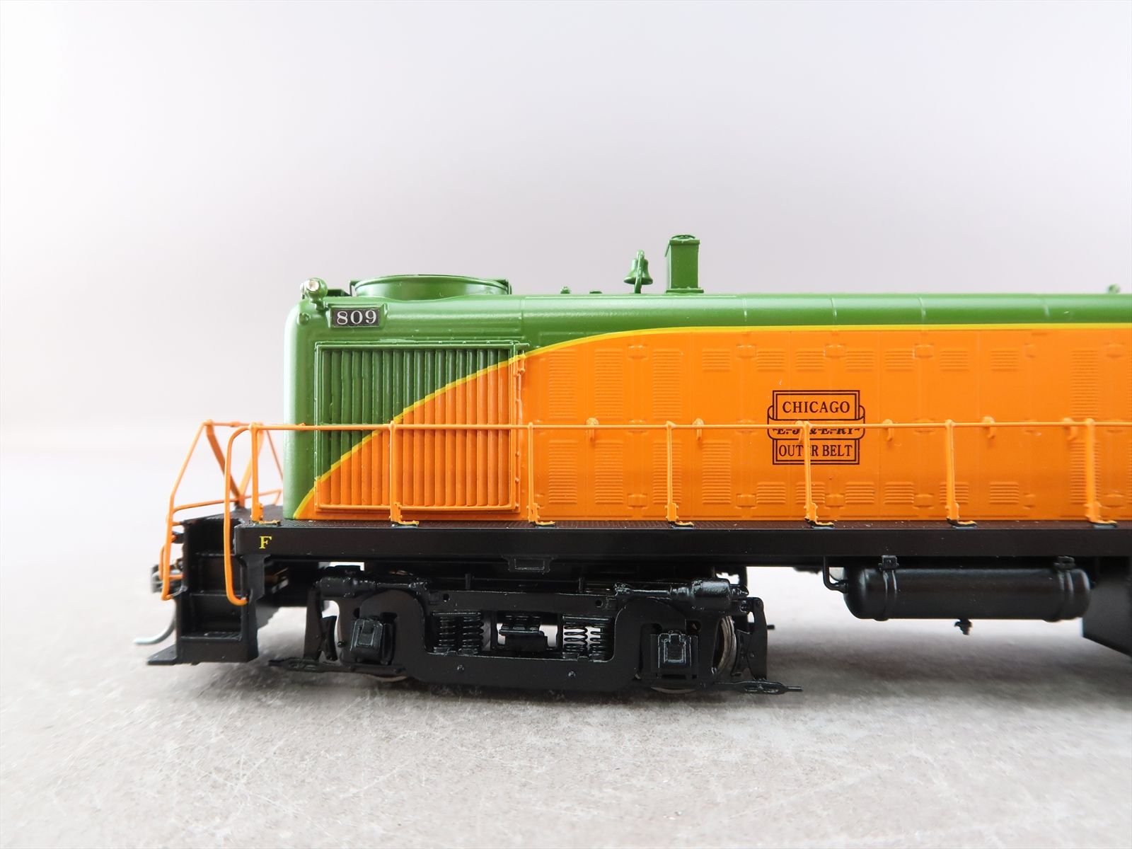 HO Brass Model - DP 9327.1 EJ&E Elgin Joliet & Eastern RS-2 Orange Green #809 - F/P - 2018 Run - ATM