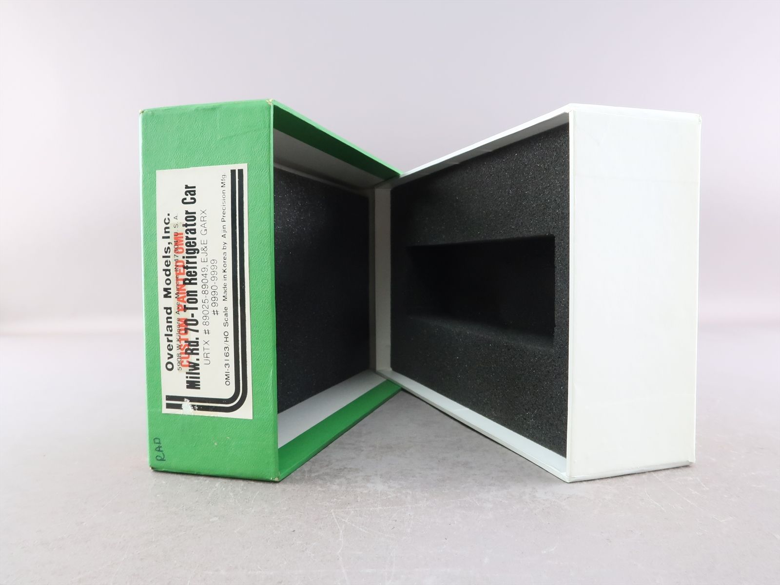 HO Brass Model - OMI 3163.1 Milwaukee URTX 70 Ton Reefer Refrigerator ...