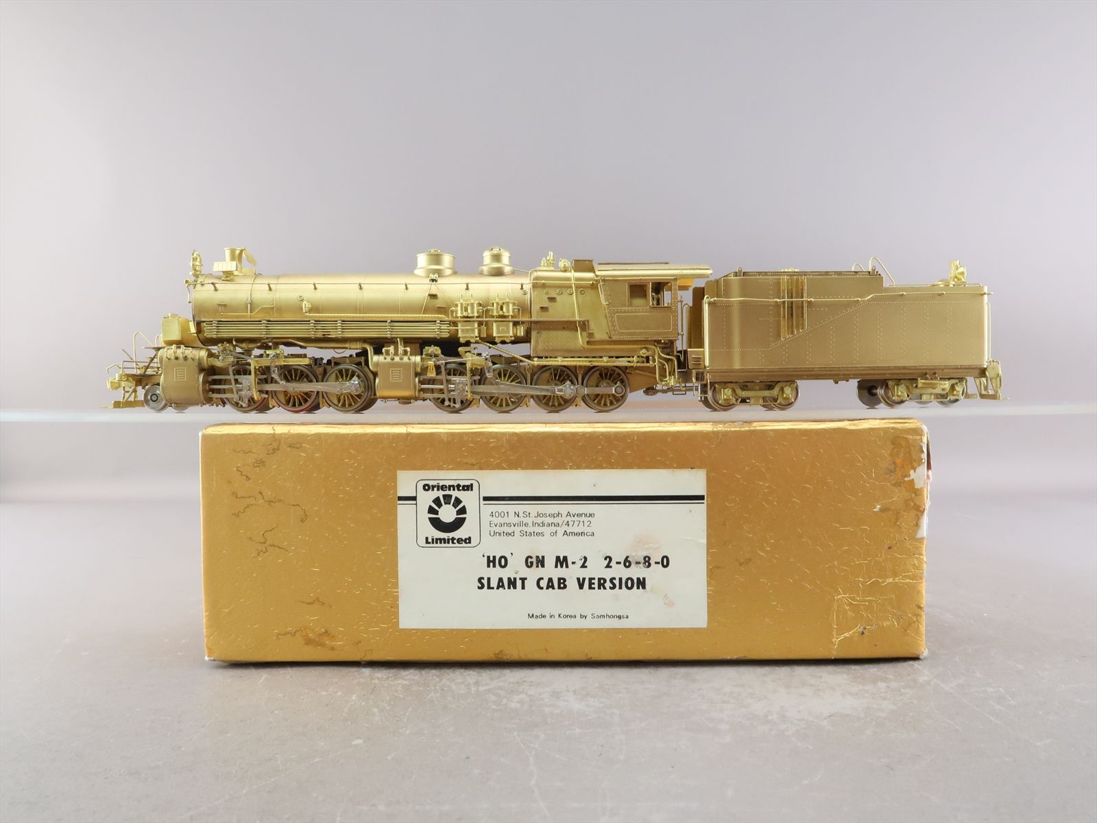 HO Brass Model - Oriental GN Great Northern M-2 2-6-8-0 Slant Cab ...