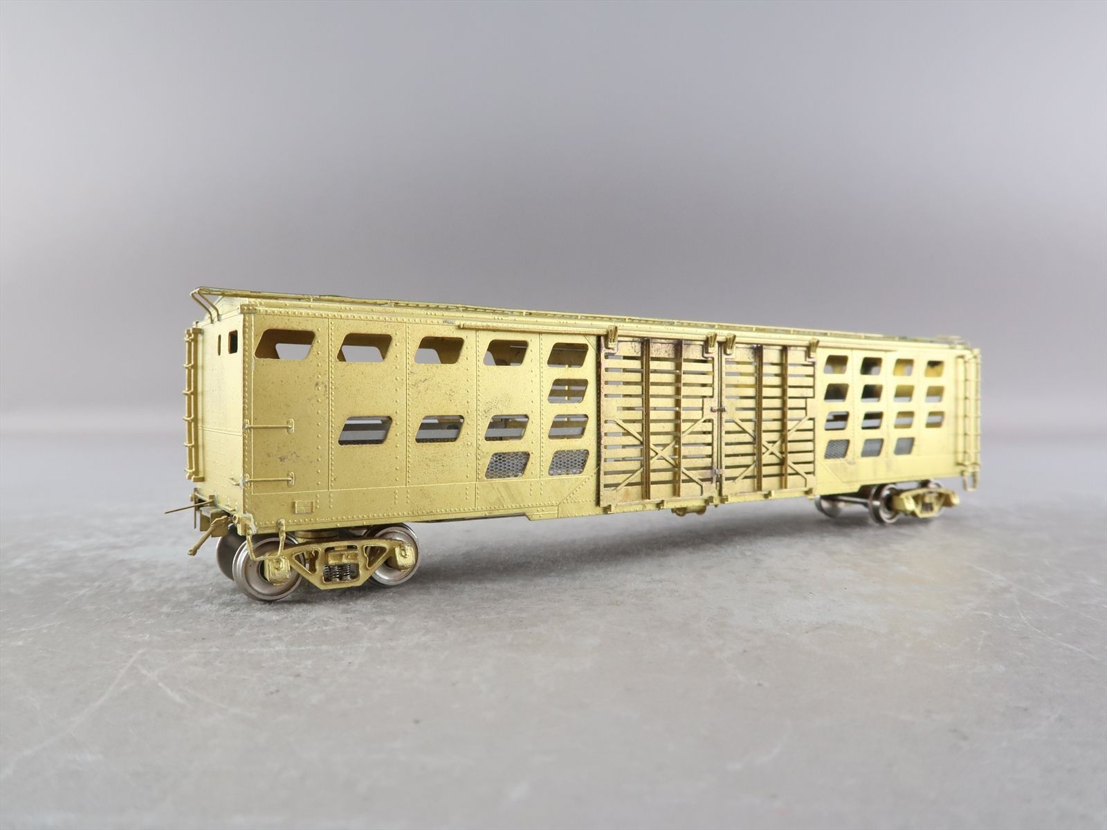 HO Brass Model - OMI 3056 B&O Baltimore & Ohio Cattle Car Stock ...