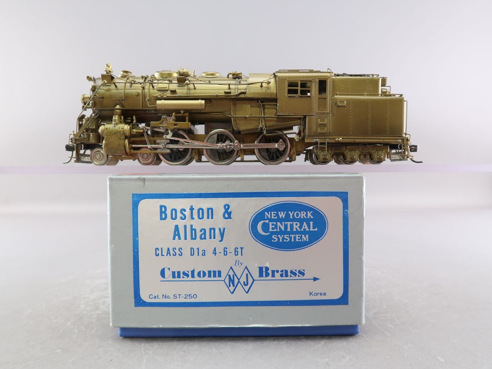 HO Brass Model - NJCB ST-250 B&A Boston & Albany D1a 4-6-6T - Unpainted ...