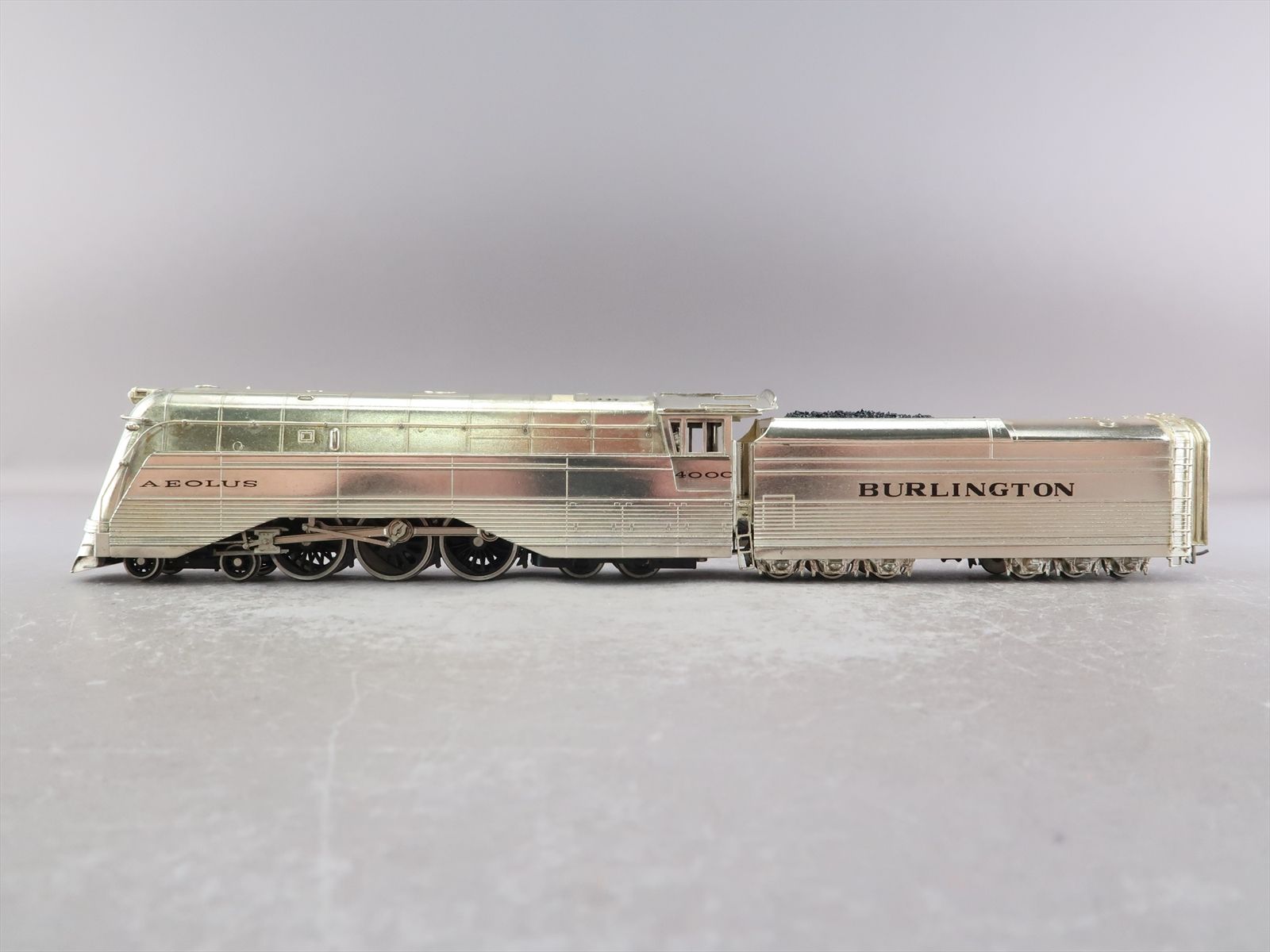HO Brass Model - NPP CB&Q Burlington Aeolus 4-6-4 S-4A Streamlined ...
