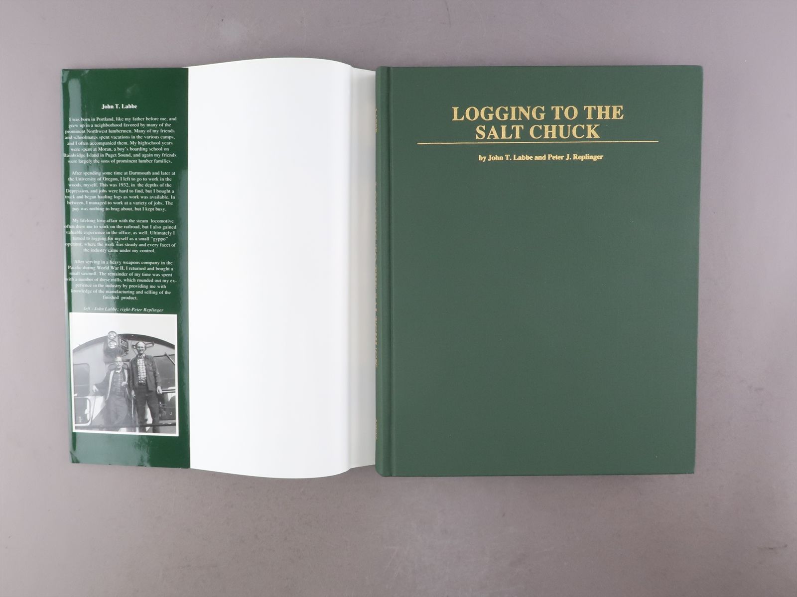 Railroad Book - Logging to the Salt Chuck - John T. Labbe & Peter J ...