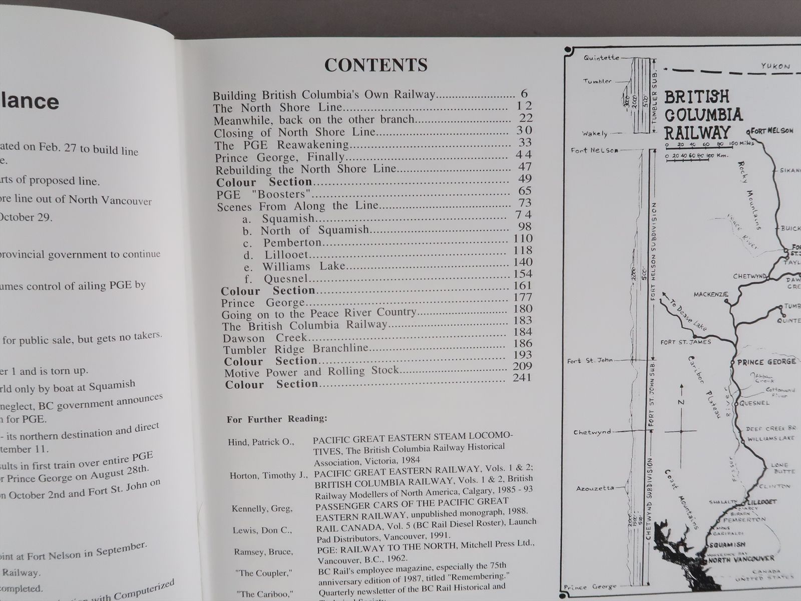 Railroad Book - Route of the Cariboo: TGE/BC Rail - Adolf Hungry Wolf ...