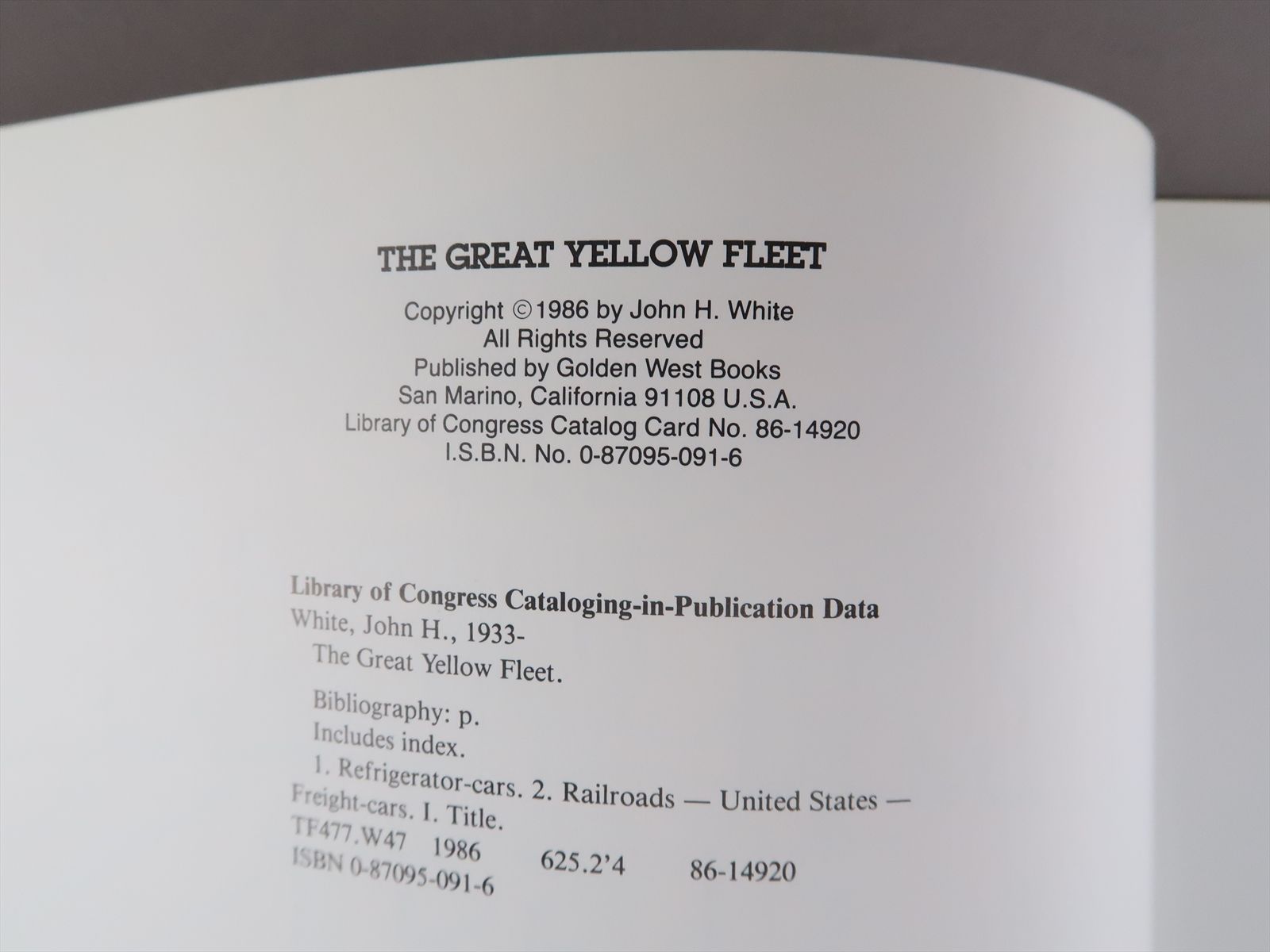 Railroad Book - The Great Yellow Fleet: A History of American Railroad ...
