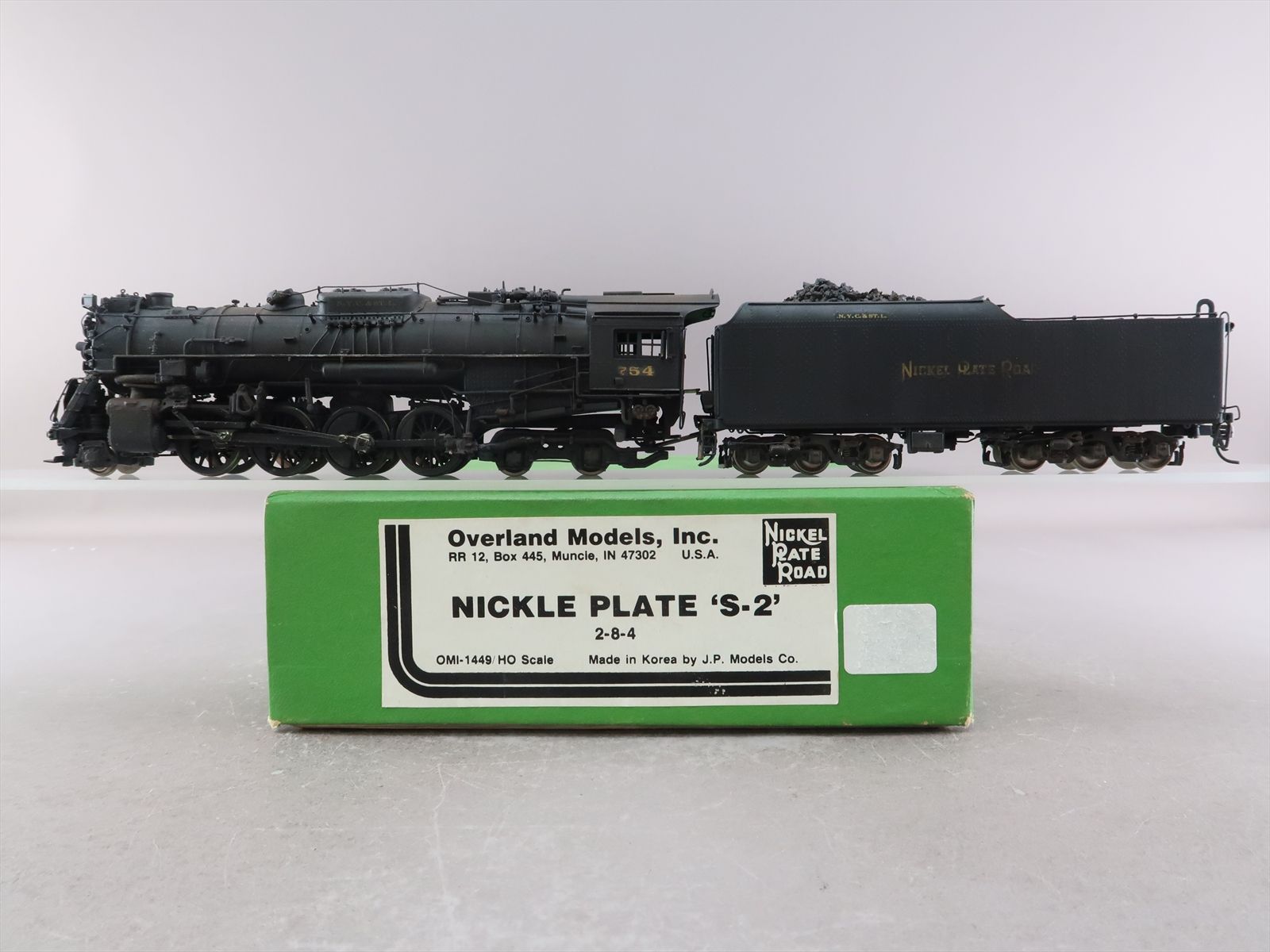 HO Brass Model - OMI 1449 NKP Nickel Plate Road S-2 2-8-4 Berkshire ...