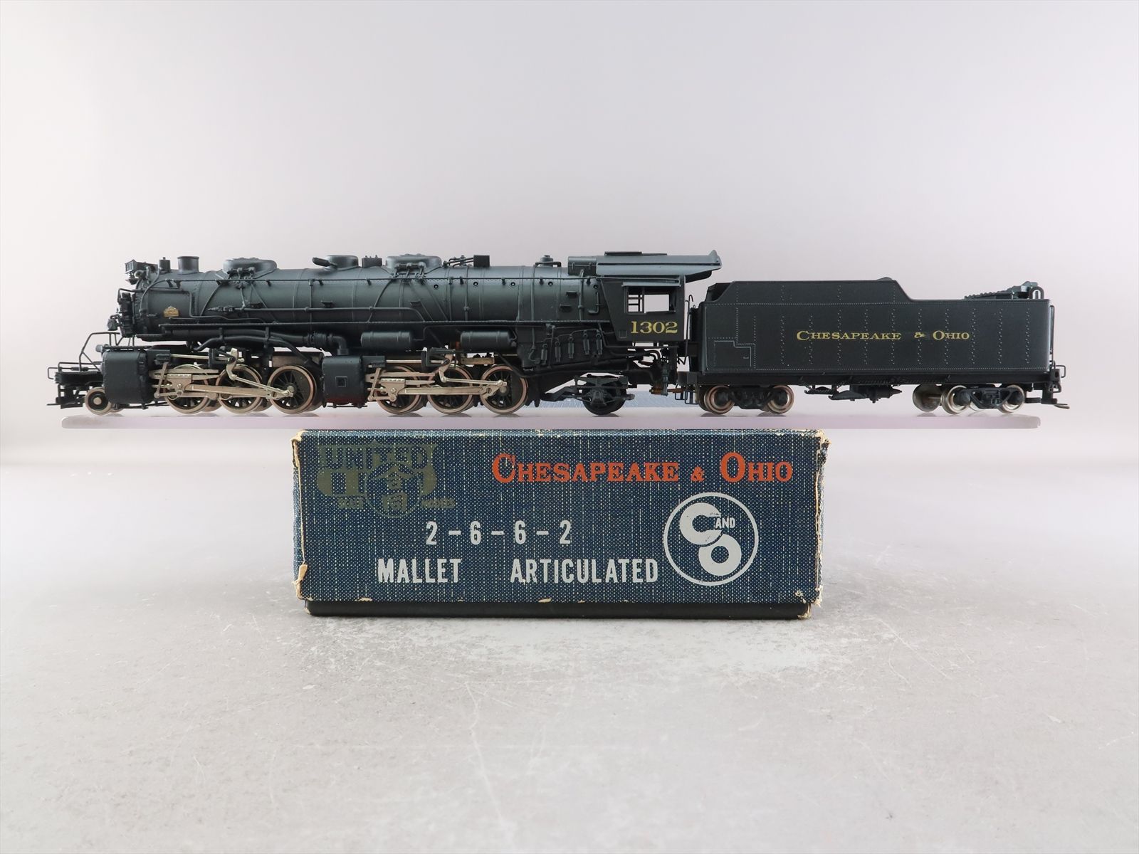 HO Brass Model - PFM C&O Chesapeake & Ohio H-6 2-6-6-2 #1302 - Custom ...